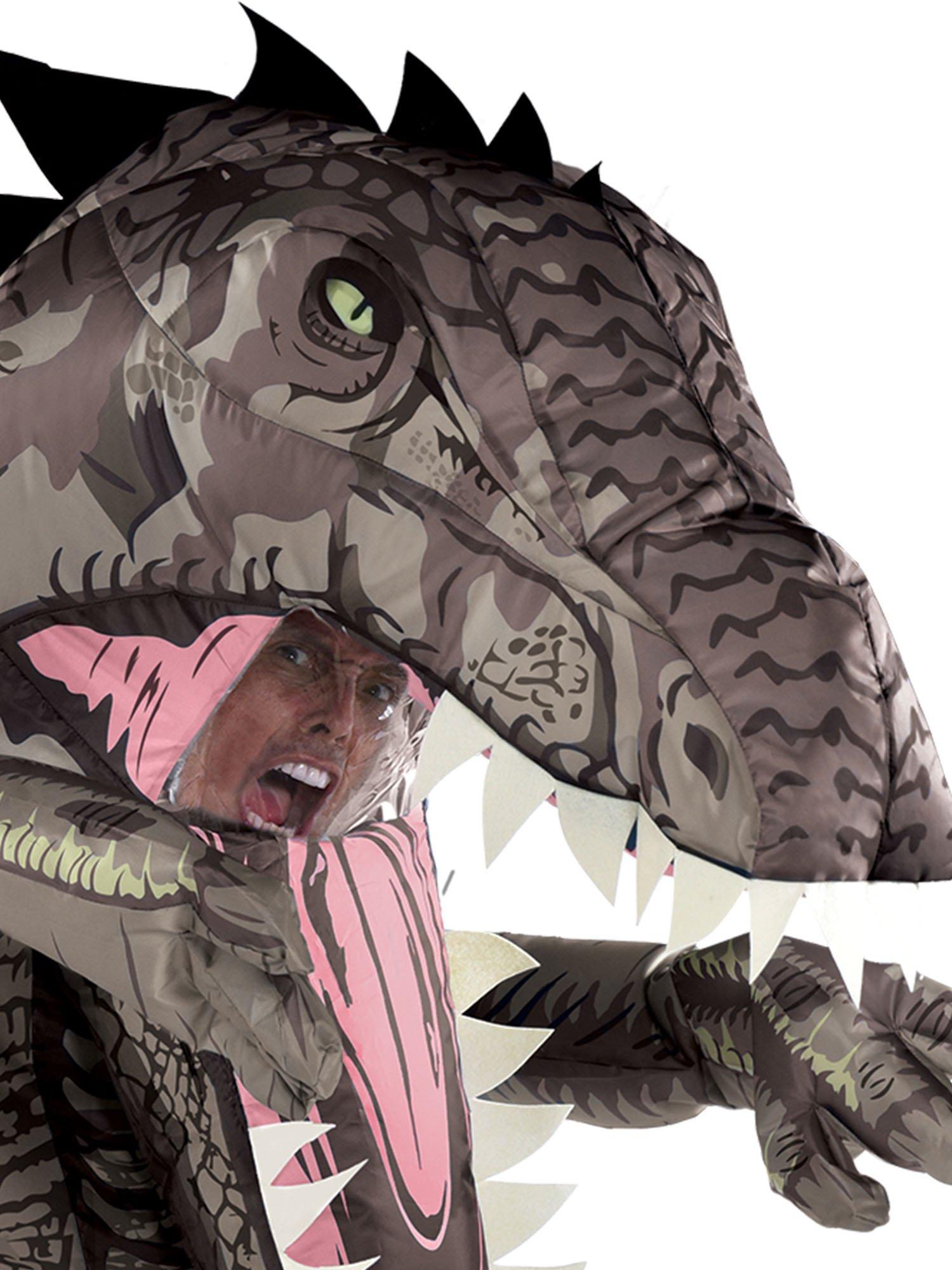 PartyCity Adult Giganotosaurus Dinosaur Inflatable Costume with Sound ...