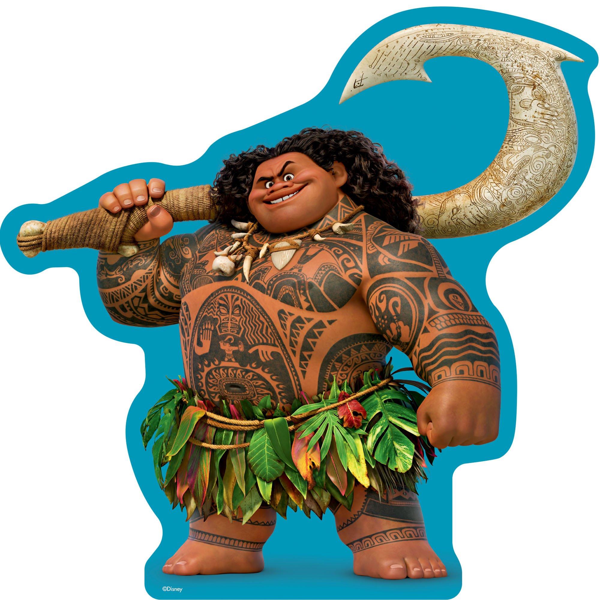 Maui Cardboard Cutout, 3ft - Disney Moana | Party City