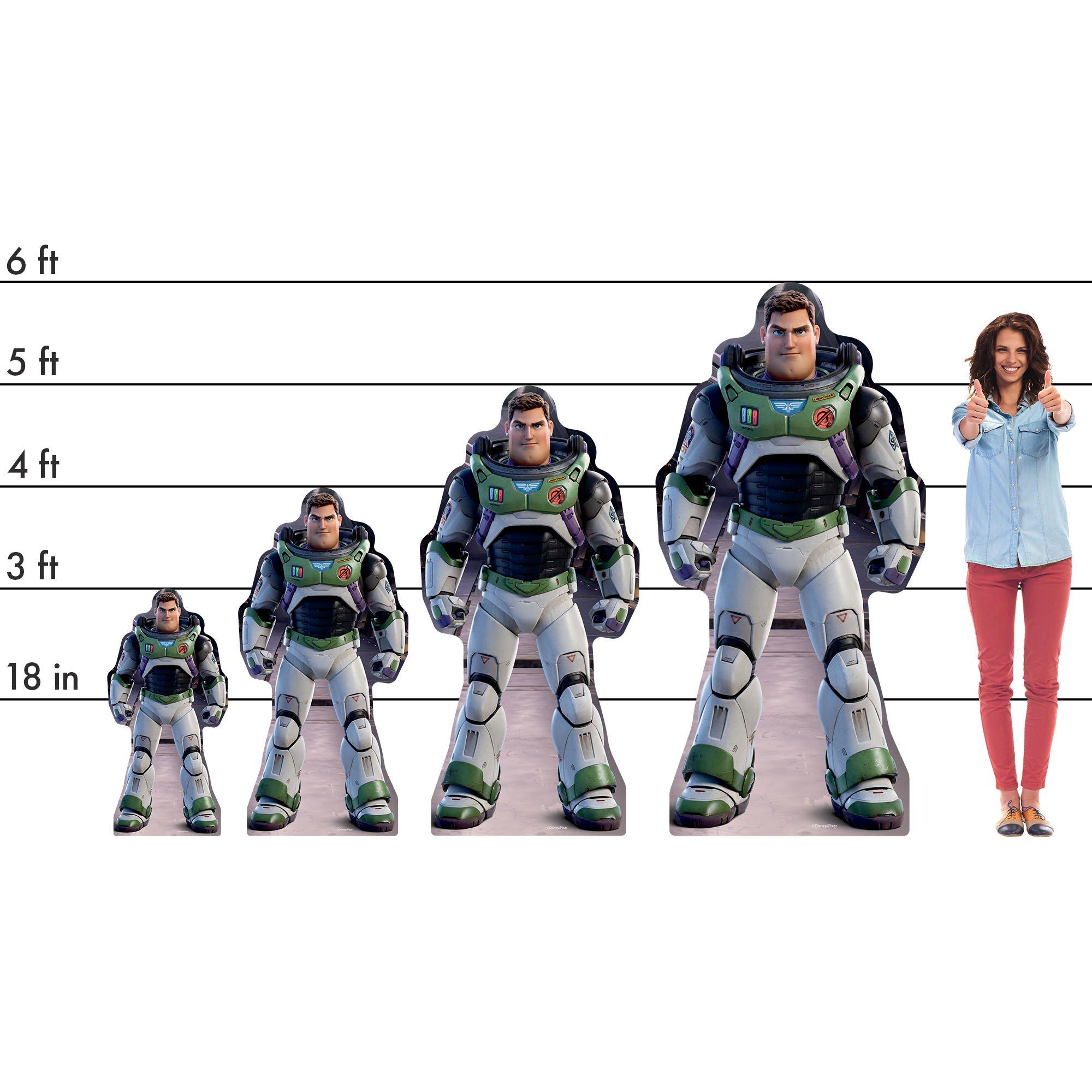 Buzz Lightyear Pose 2 Cardboard Cutout Pixar Lightyear Party City