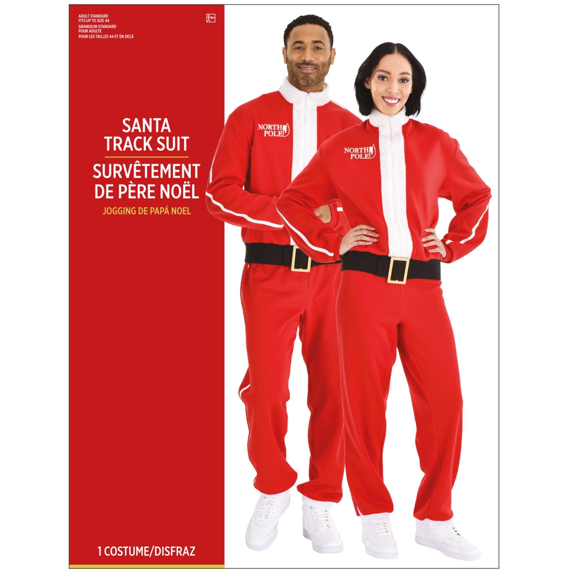 PartyCity Adult Santa Tracksuit Costume | Hamilton Place