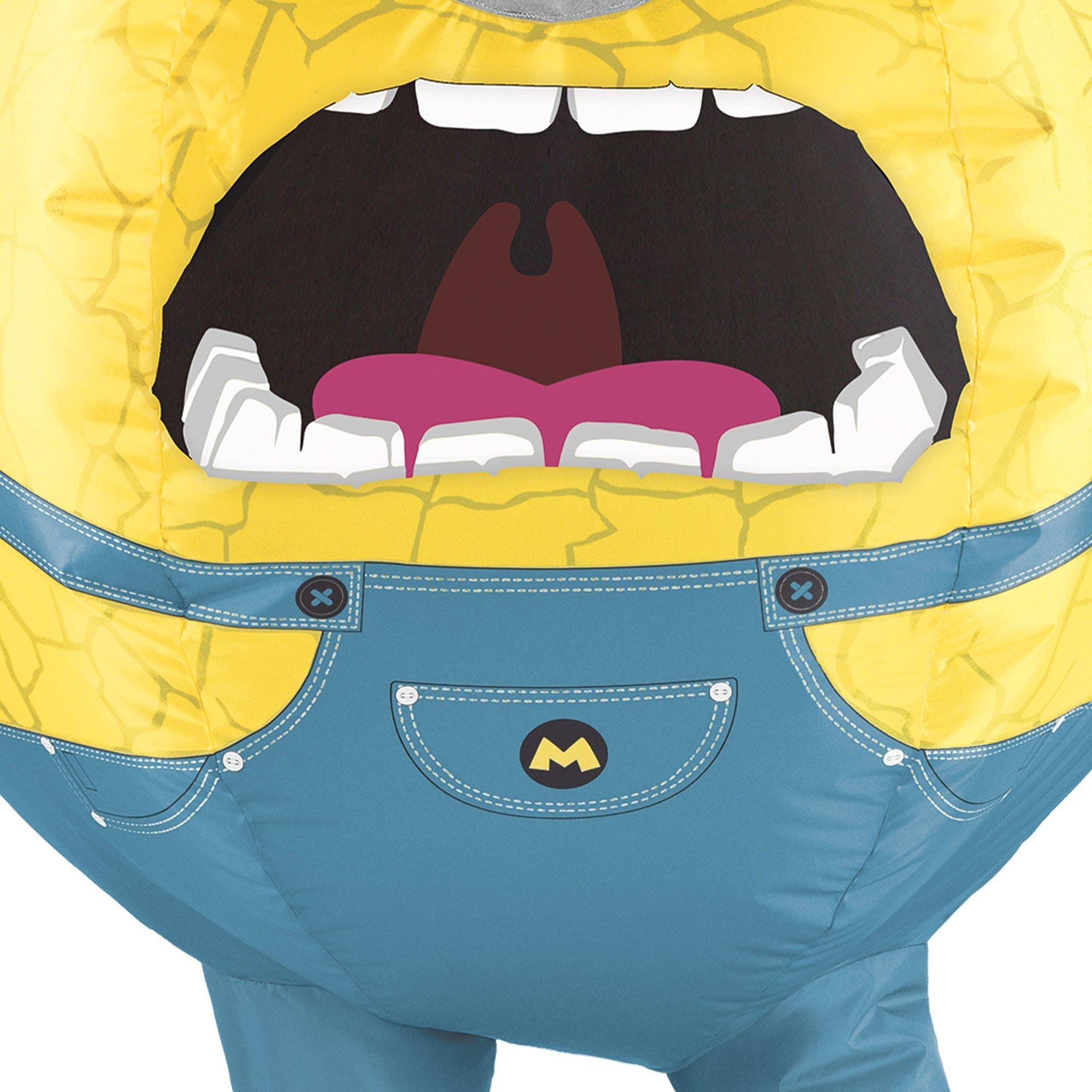 PartyCity Kids' Inflatable Jerry the Minion Costume - Despicable Me 4 ...