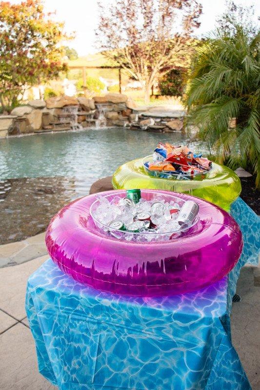 Cool Poolside Snack Display | Party City