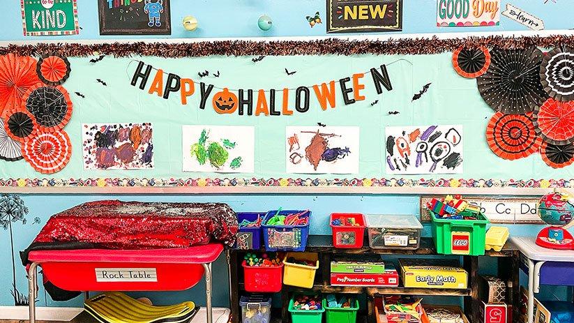 Haunted House Classroom Door