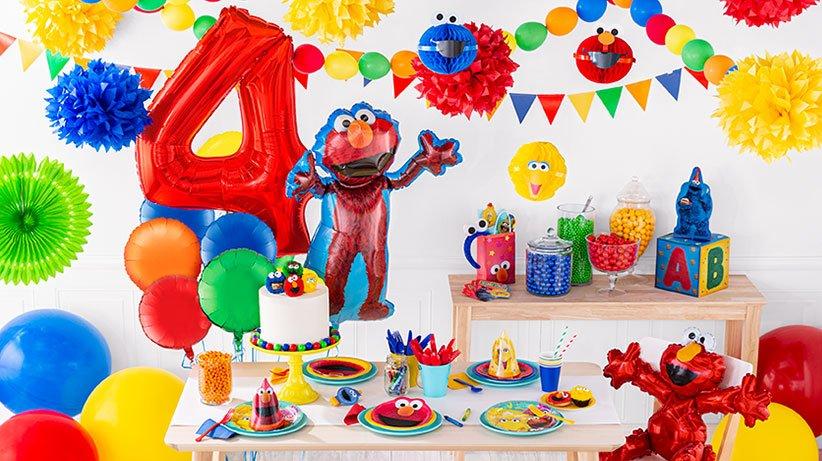 Diy Sesame Street Party Centerpieces
