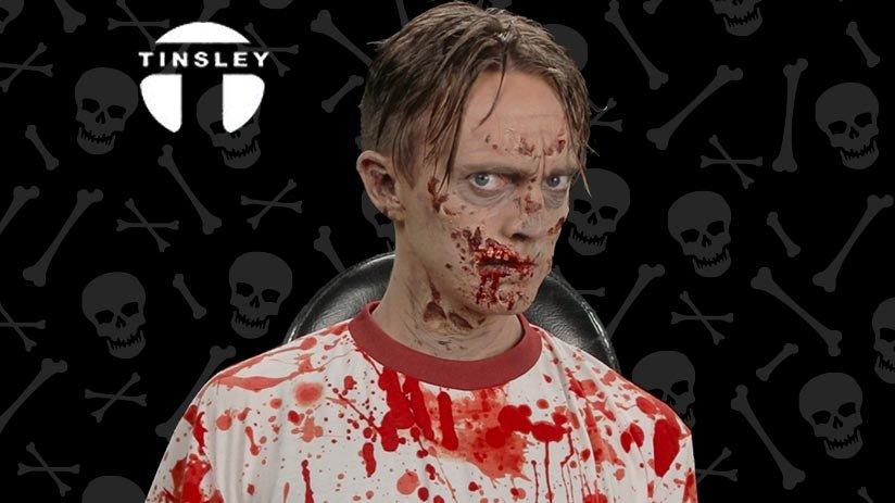 Gory Zombie Flesh Makeup Tutorial by Tinsley | Party City