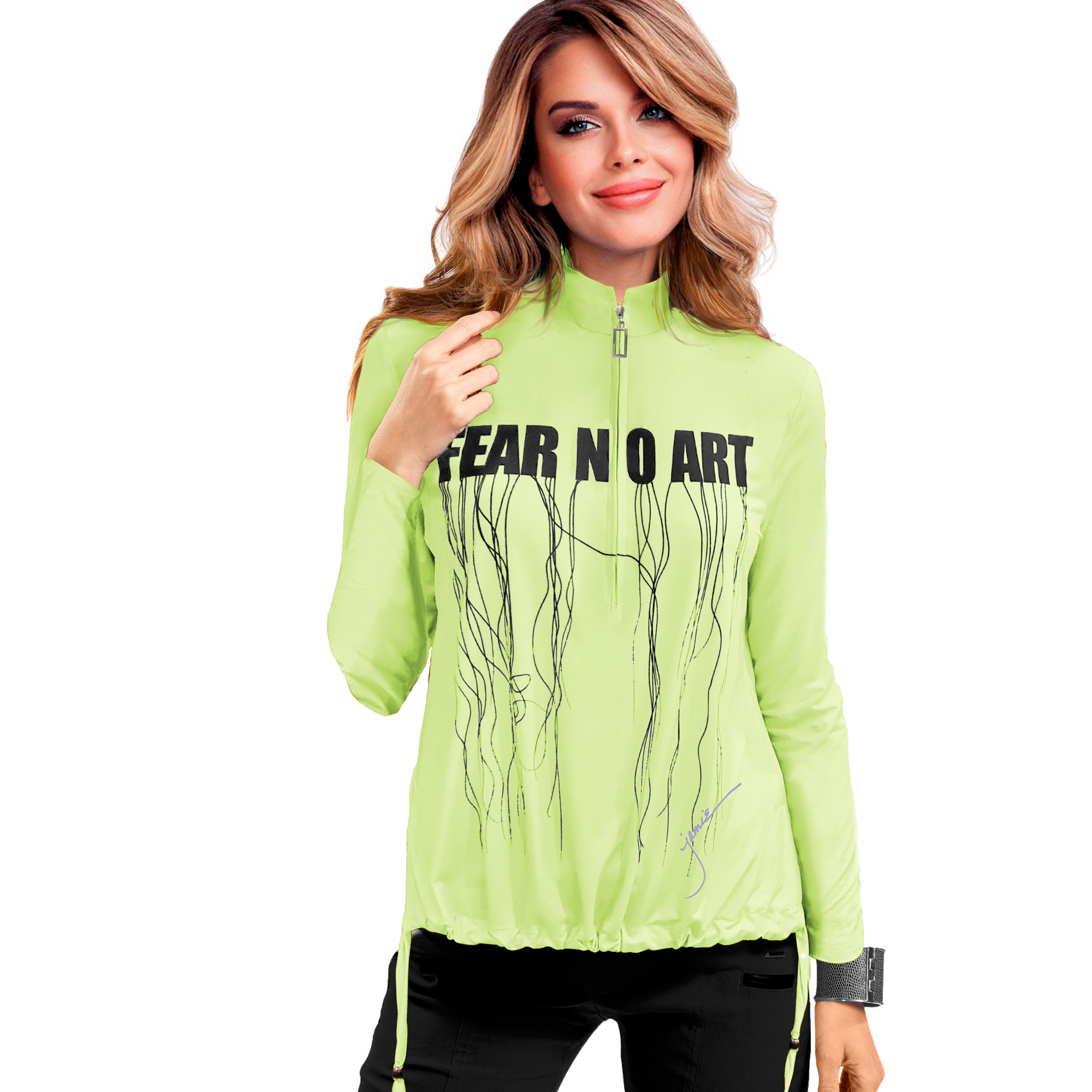 Jamie Sadock Fear No Art Sunsense Quarter Zip Pull Over | PGA TOUR ...