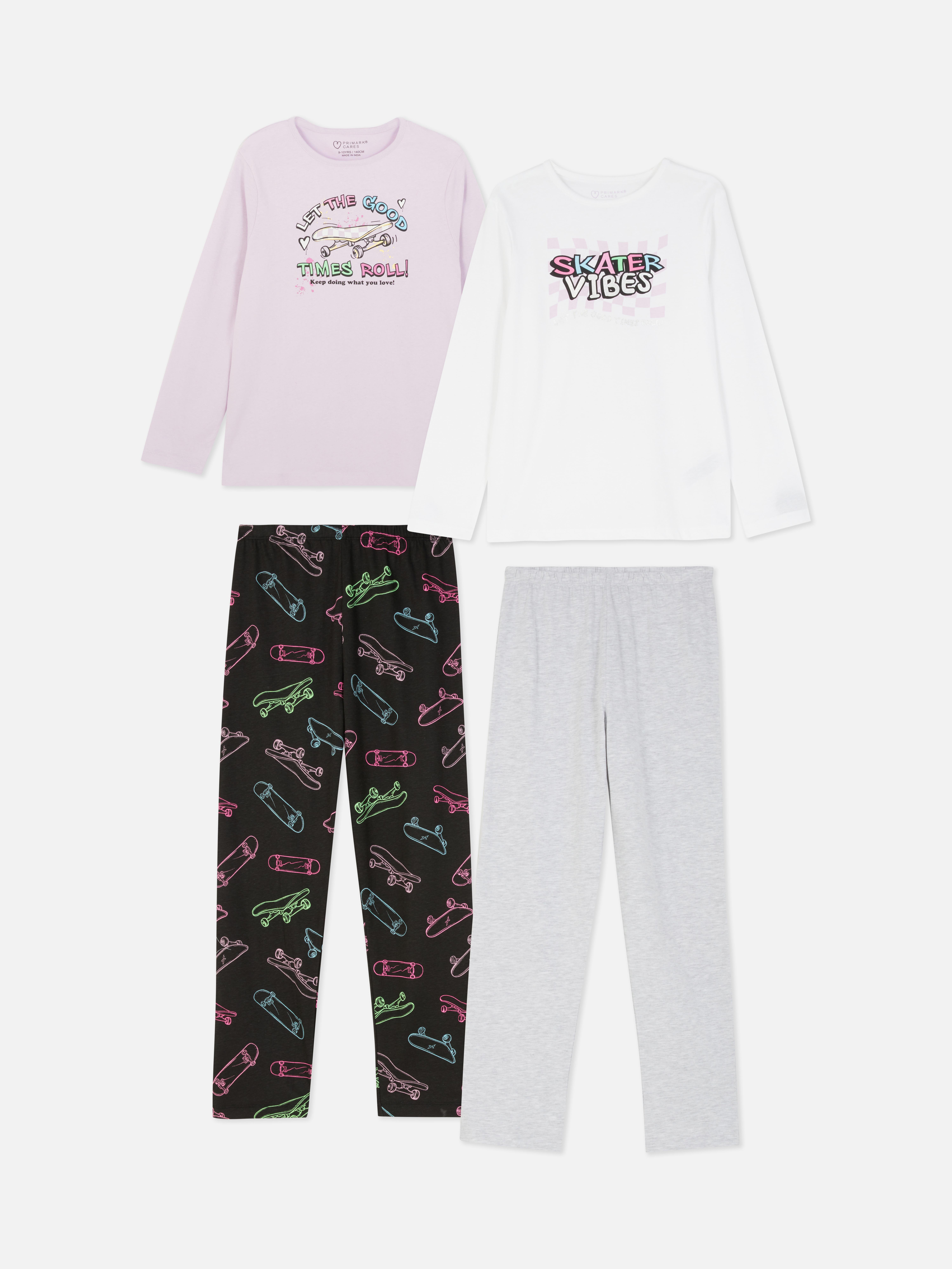 Girls' Pyjamas & Nightwear | Nighties, Shorts & Fleece PJs | Primark