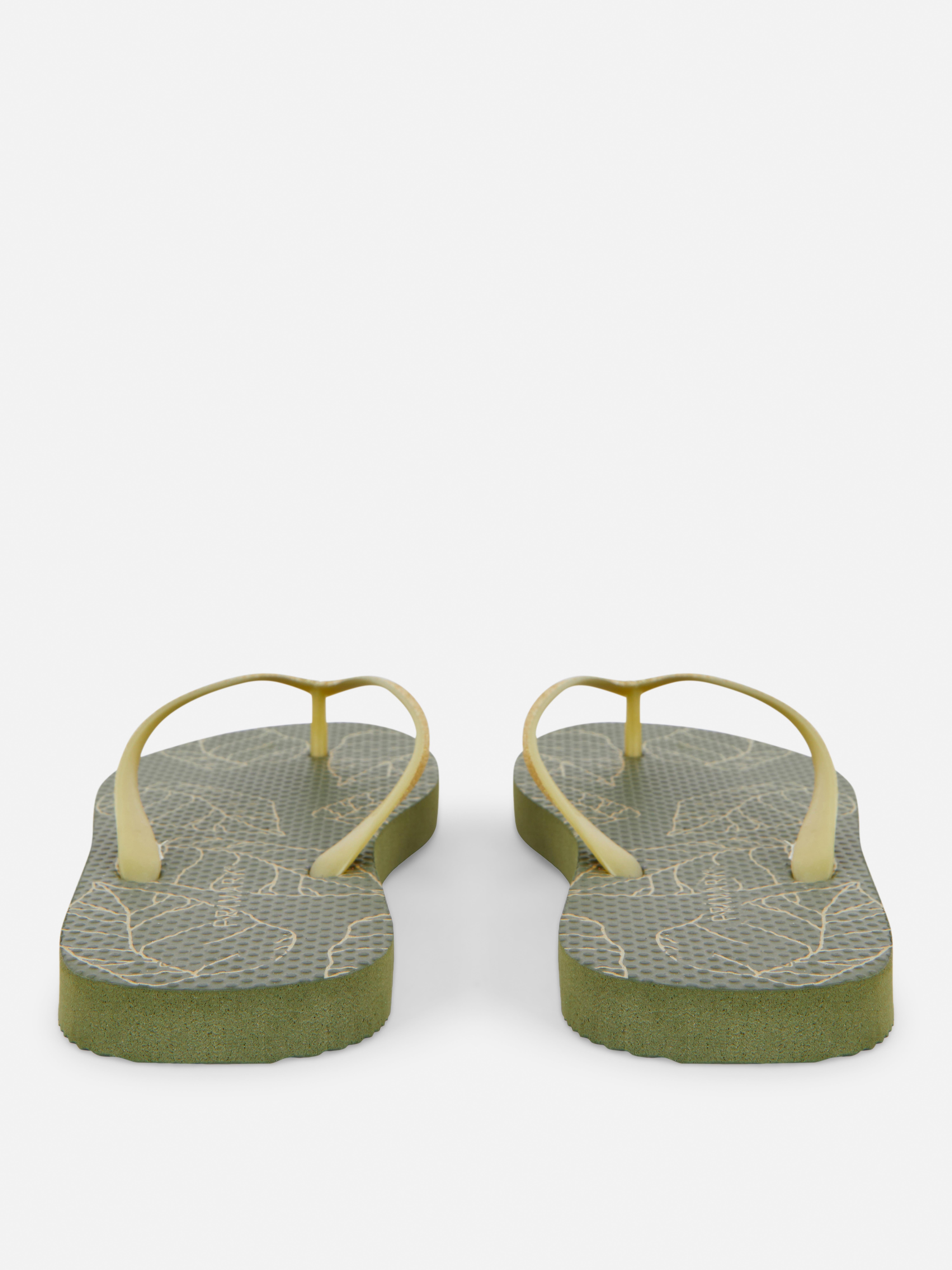 Infradito con stampa - Verde scuro - Donna | Primark