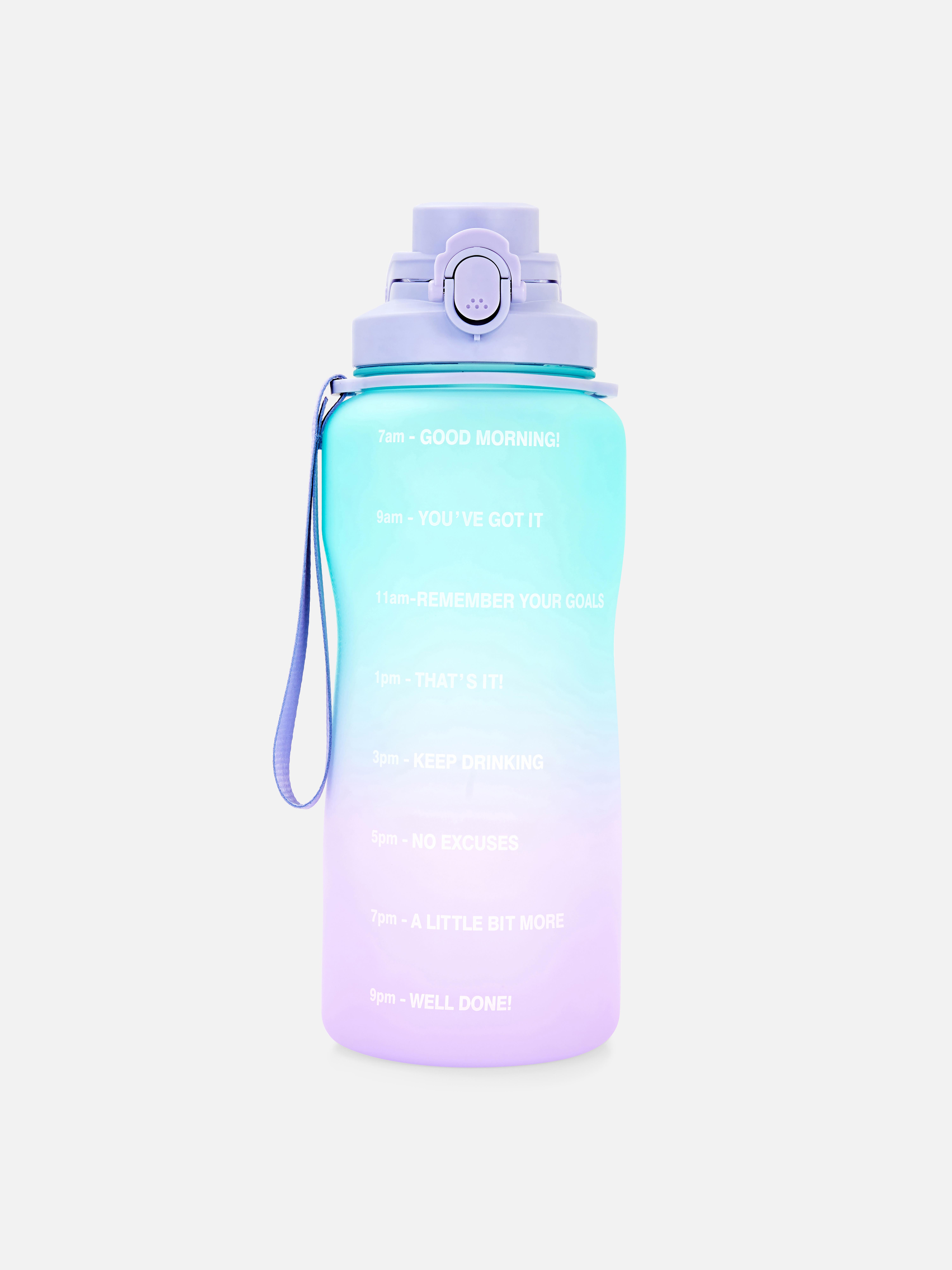 Lilac Time Marked Goals Water Bottle | Primark Lilac Time Marked Goals Water Bottle | Primark