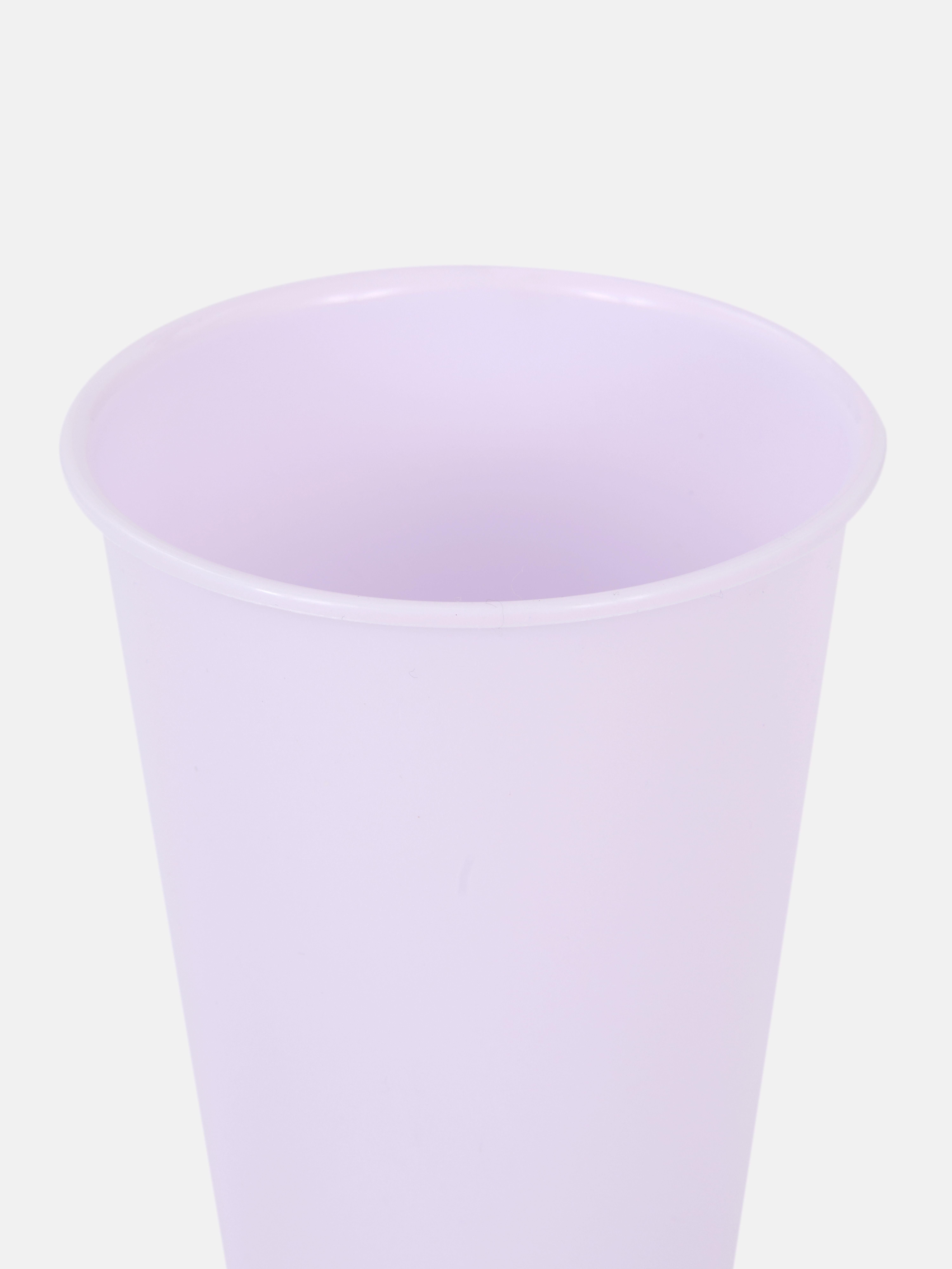 Lilac Reusable Lidded Cup With Straw | Penneys