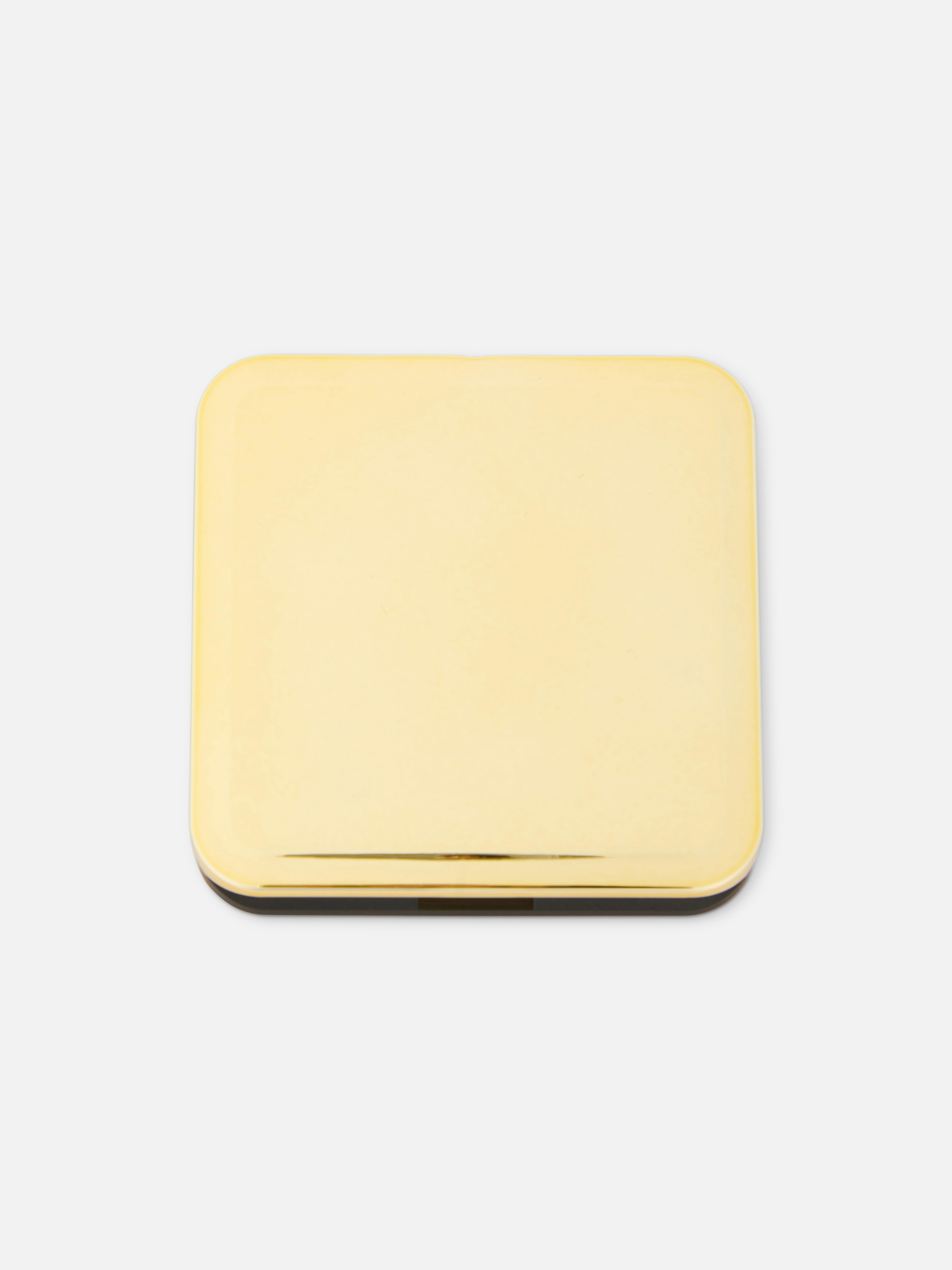 Gold Metallic Compact Mirror | Primark