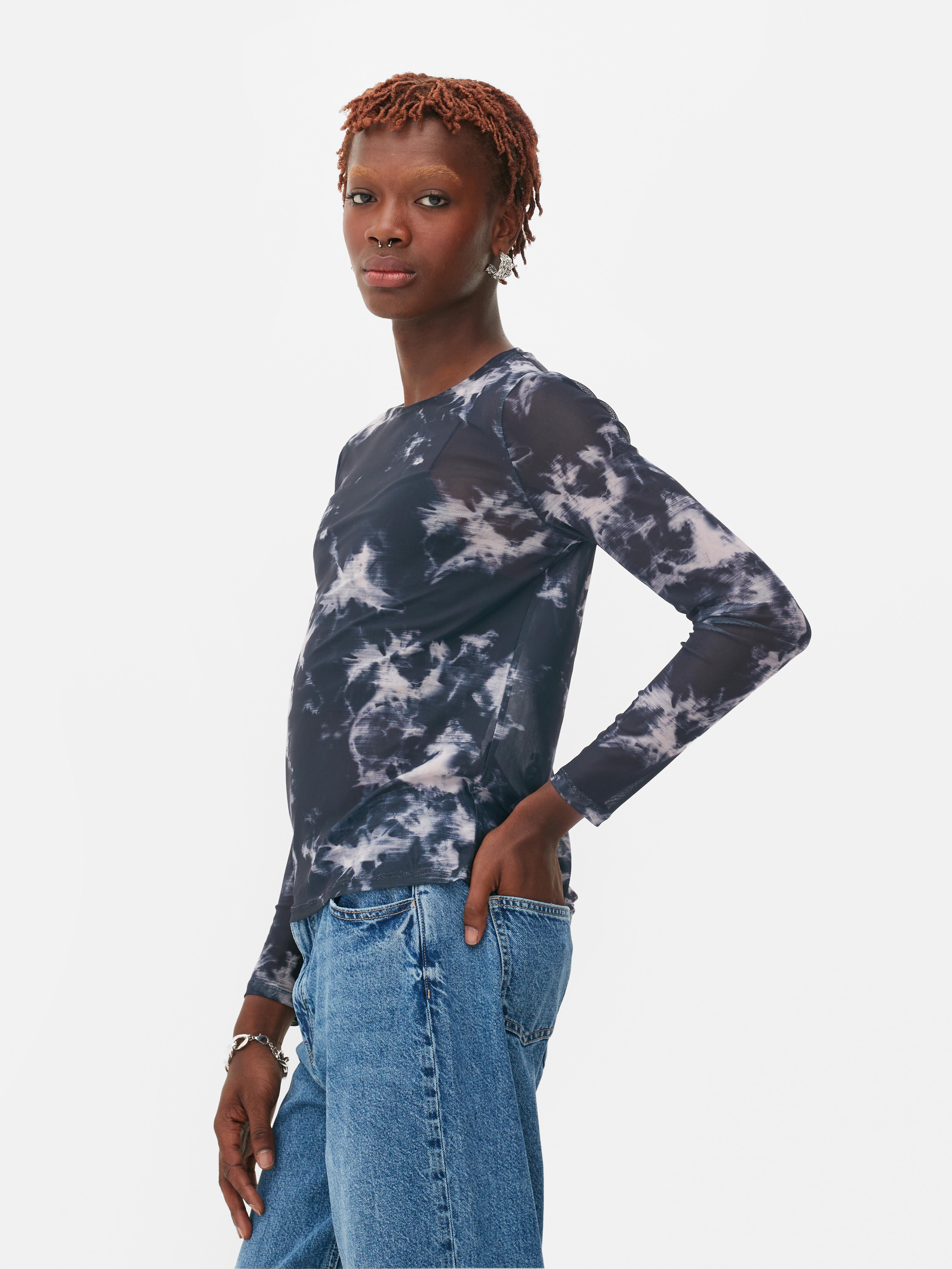 Womens Multi Rita Ora Printed Mesh Top | Primark