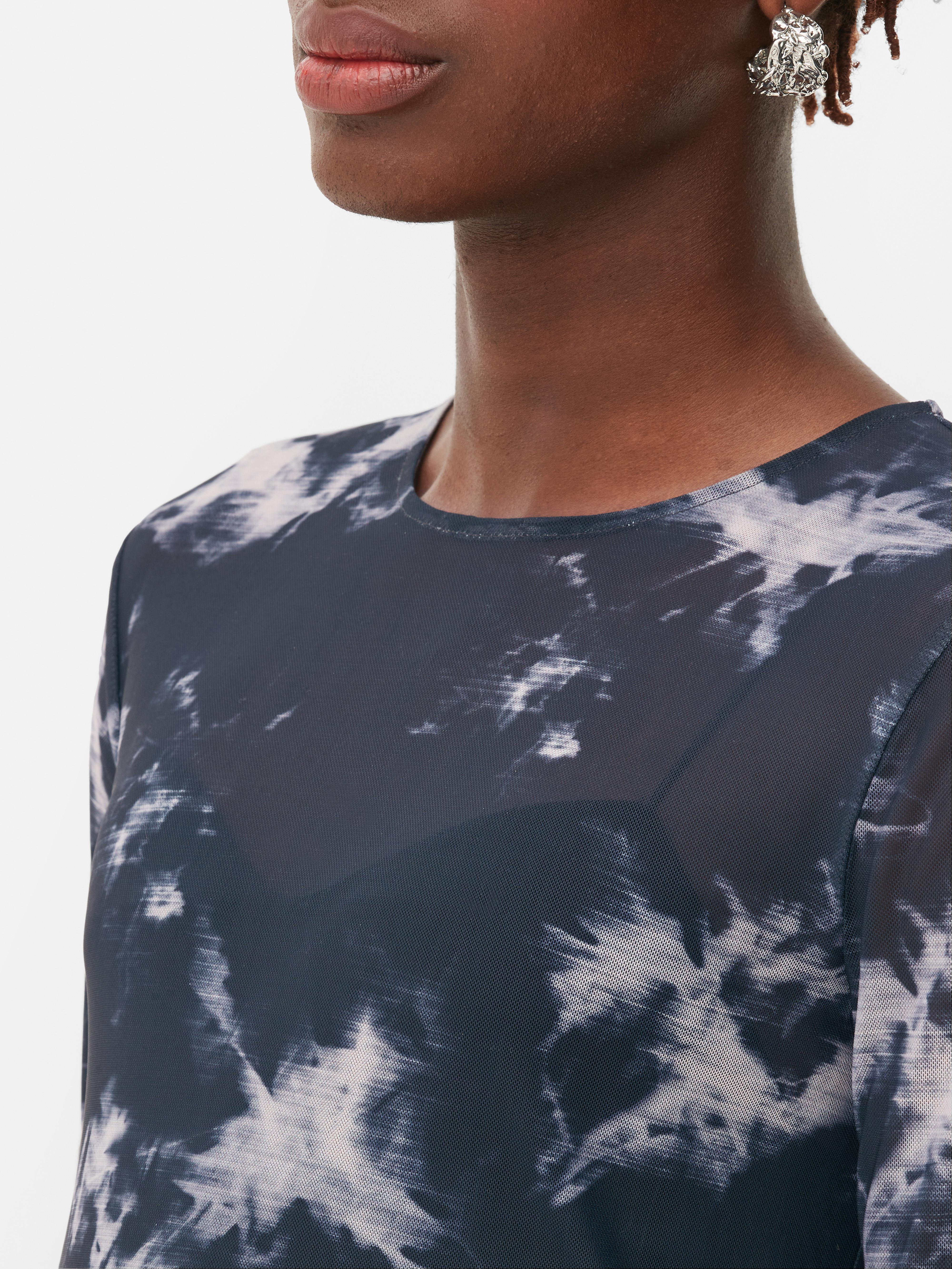 Womens Multi Rita Ora Printed Mesh Top | Primark