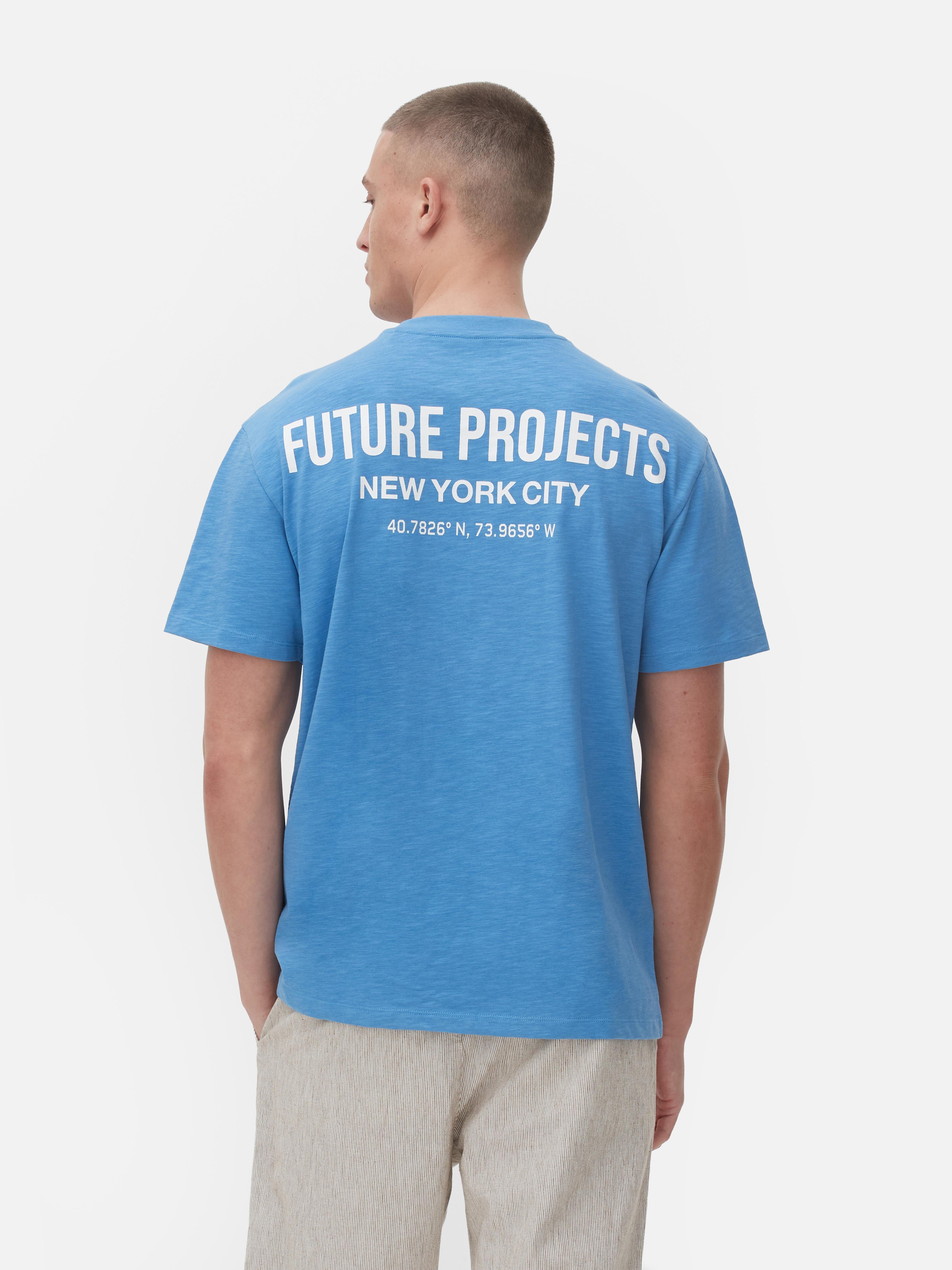 „Future Projects“ T-Shirt mit Logo - Blau - Herren | Primark