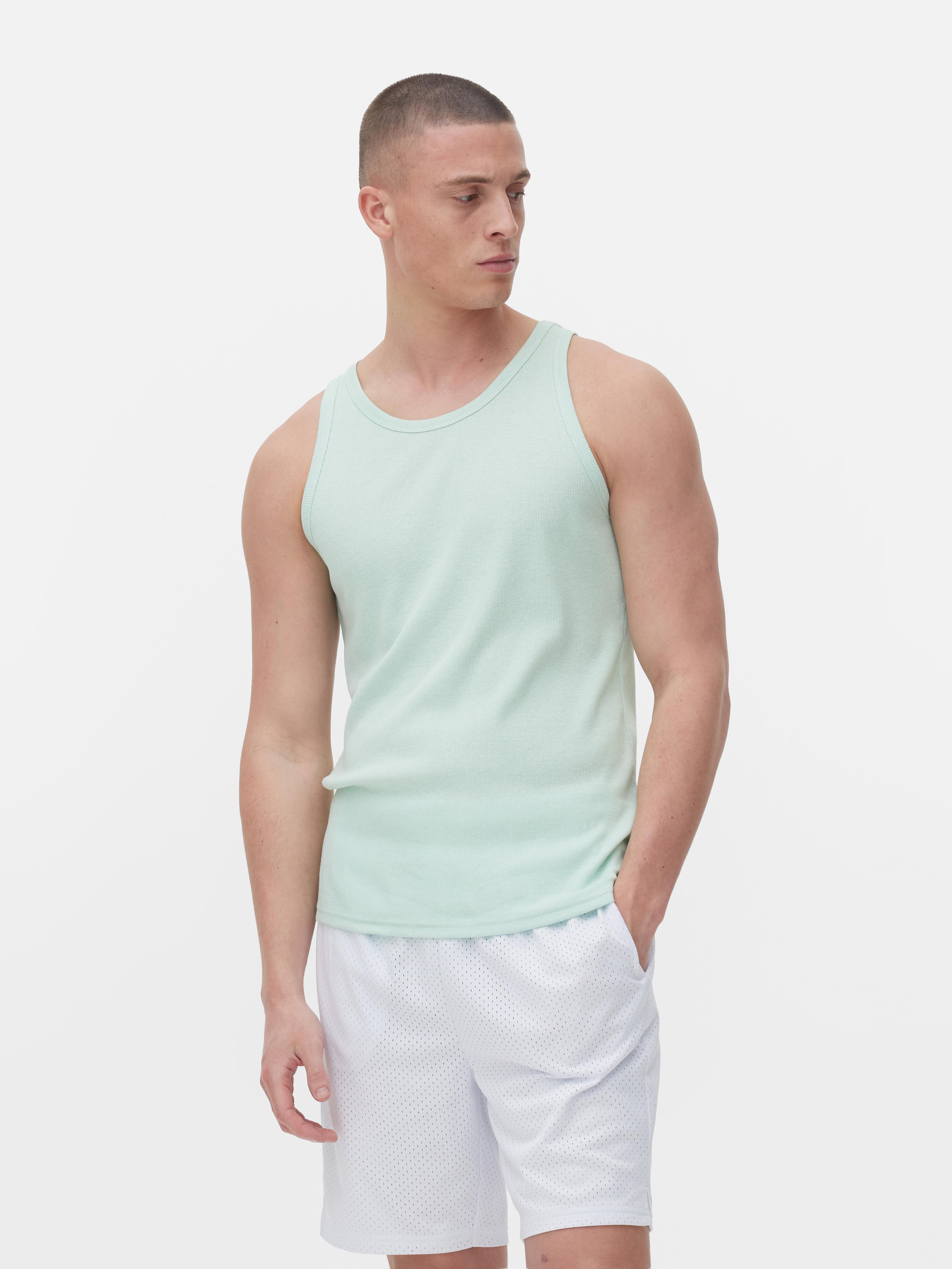 Men's Mint Staple Rib Vest | Penneys
