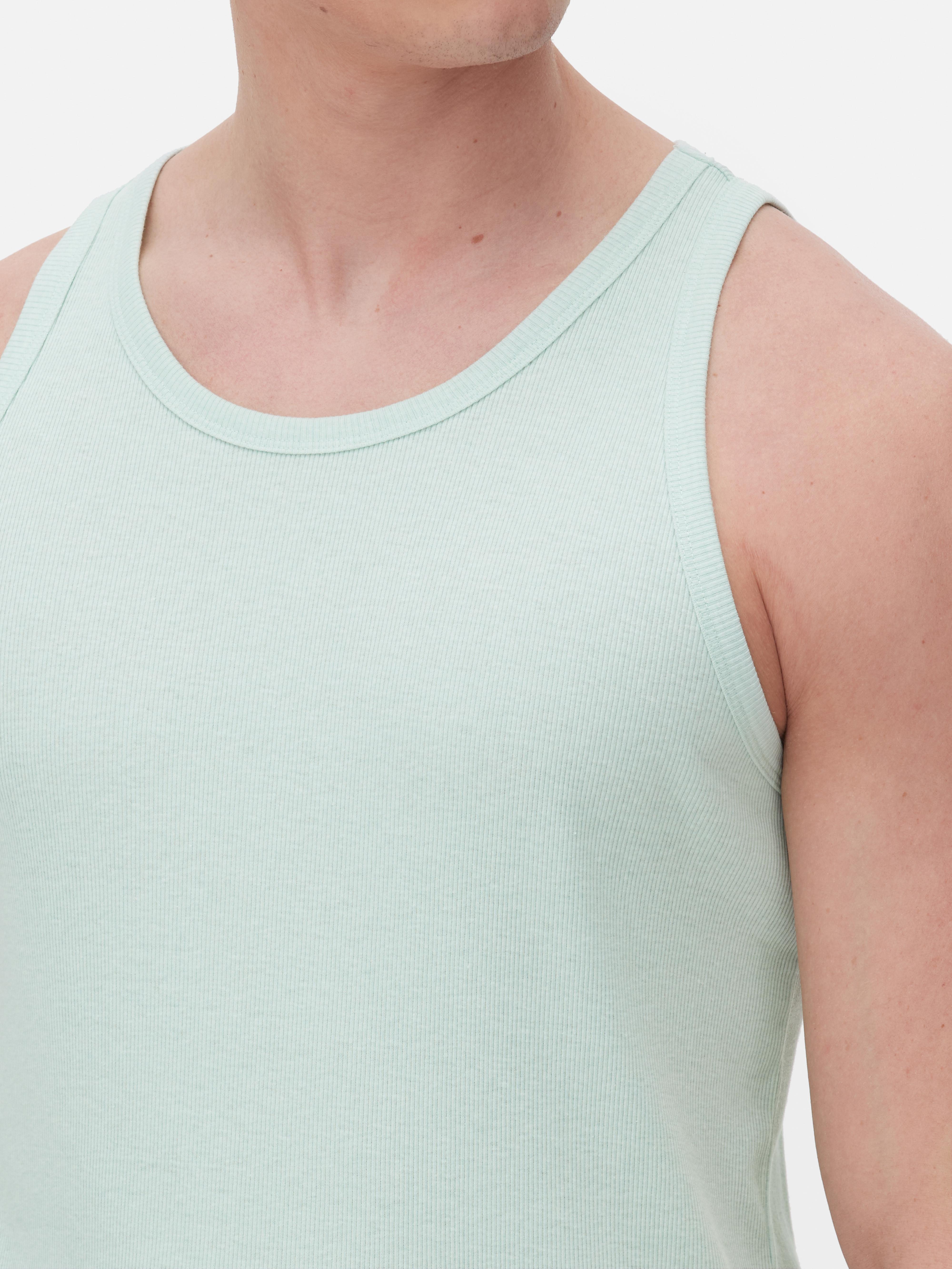 Men's Mint Staple Rib Vest | Penneys