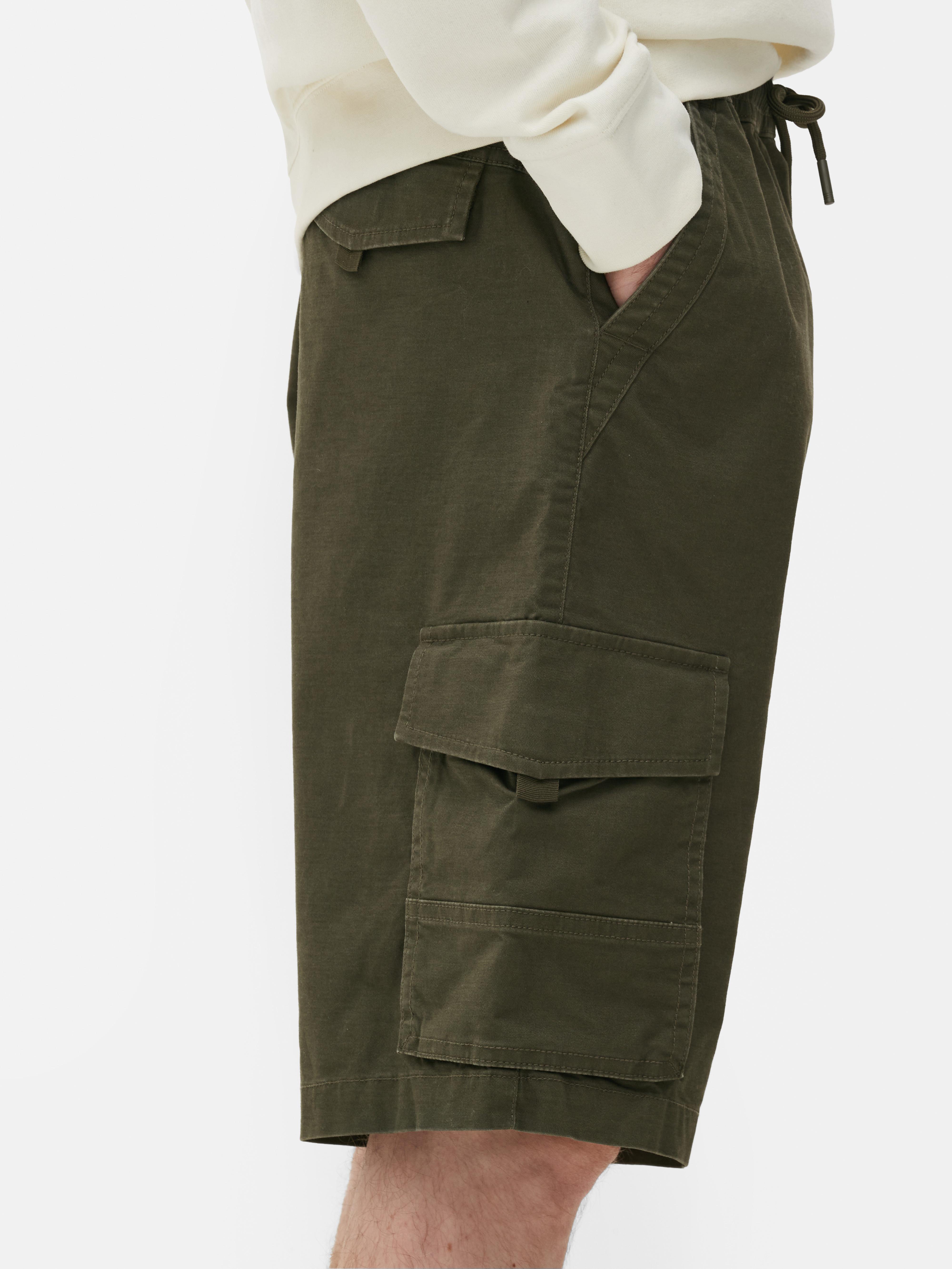 Short cargo avec cordon de serrage - Kaki - Homme | Primark