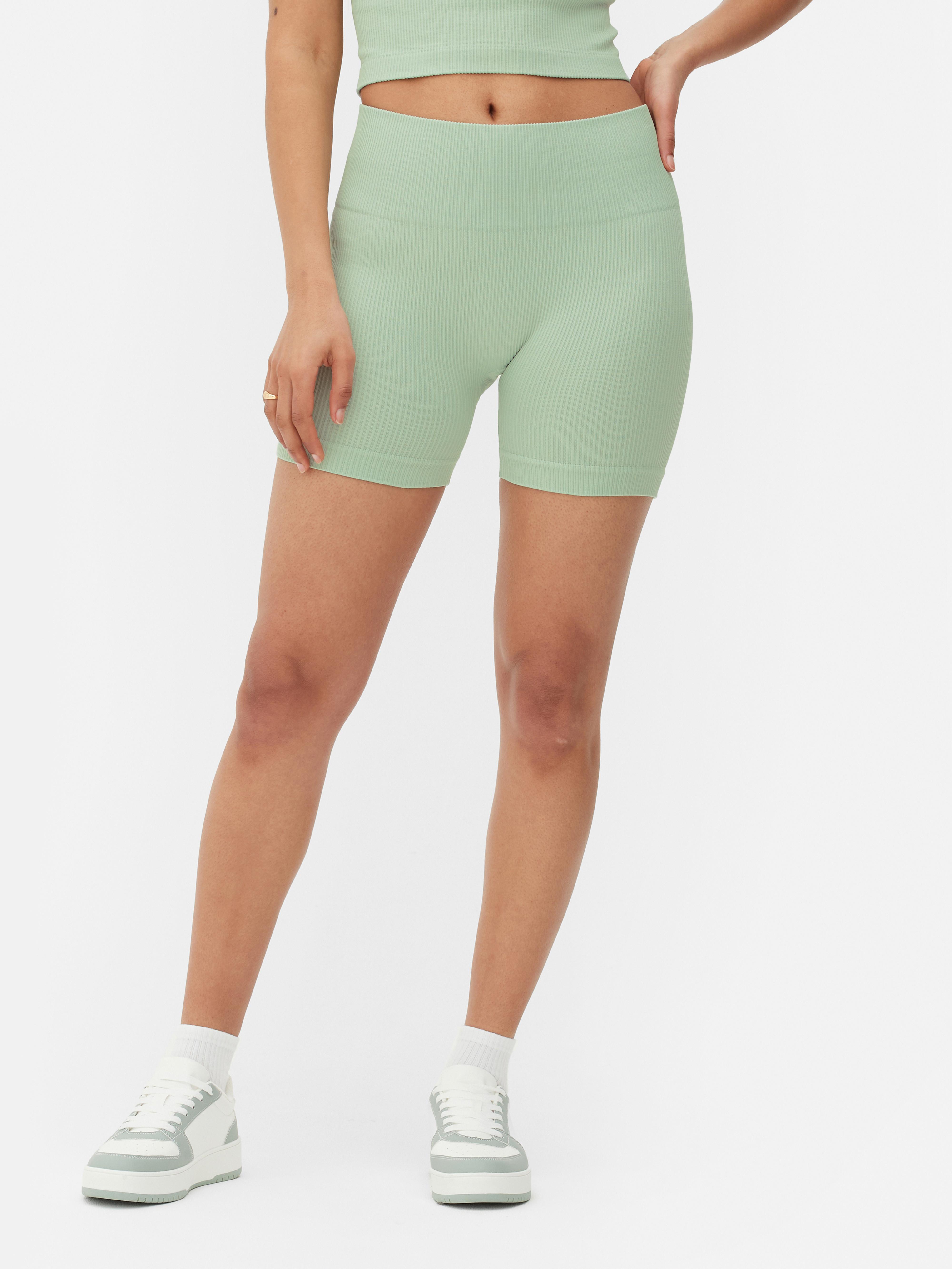 Women's Green Seamfree Mini Cycle Shorts | Penneys
