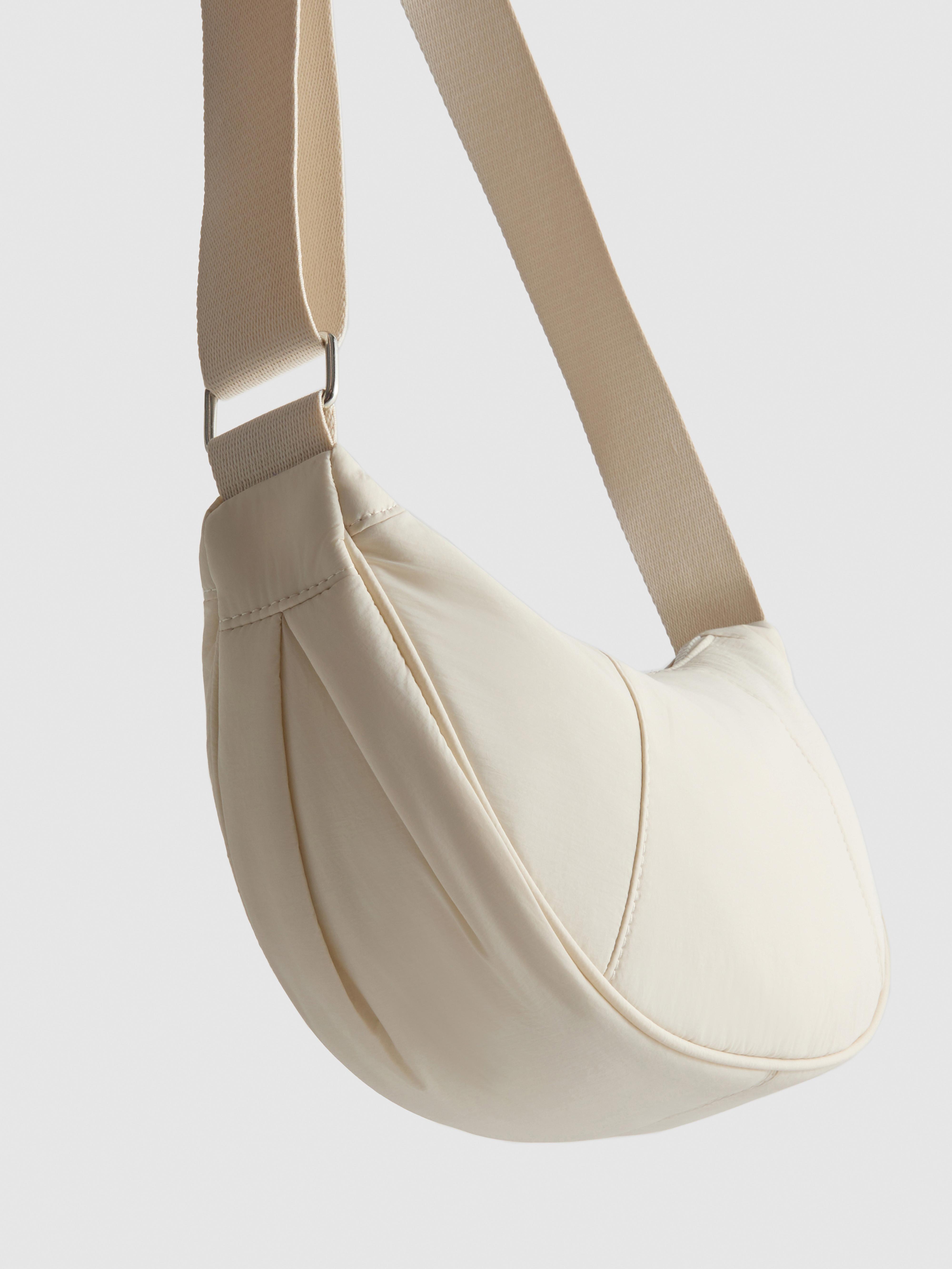 Women's Ecru Zipped Sling Bag | Penneys