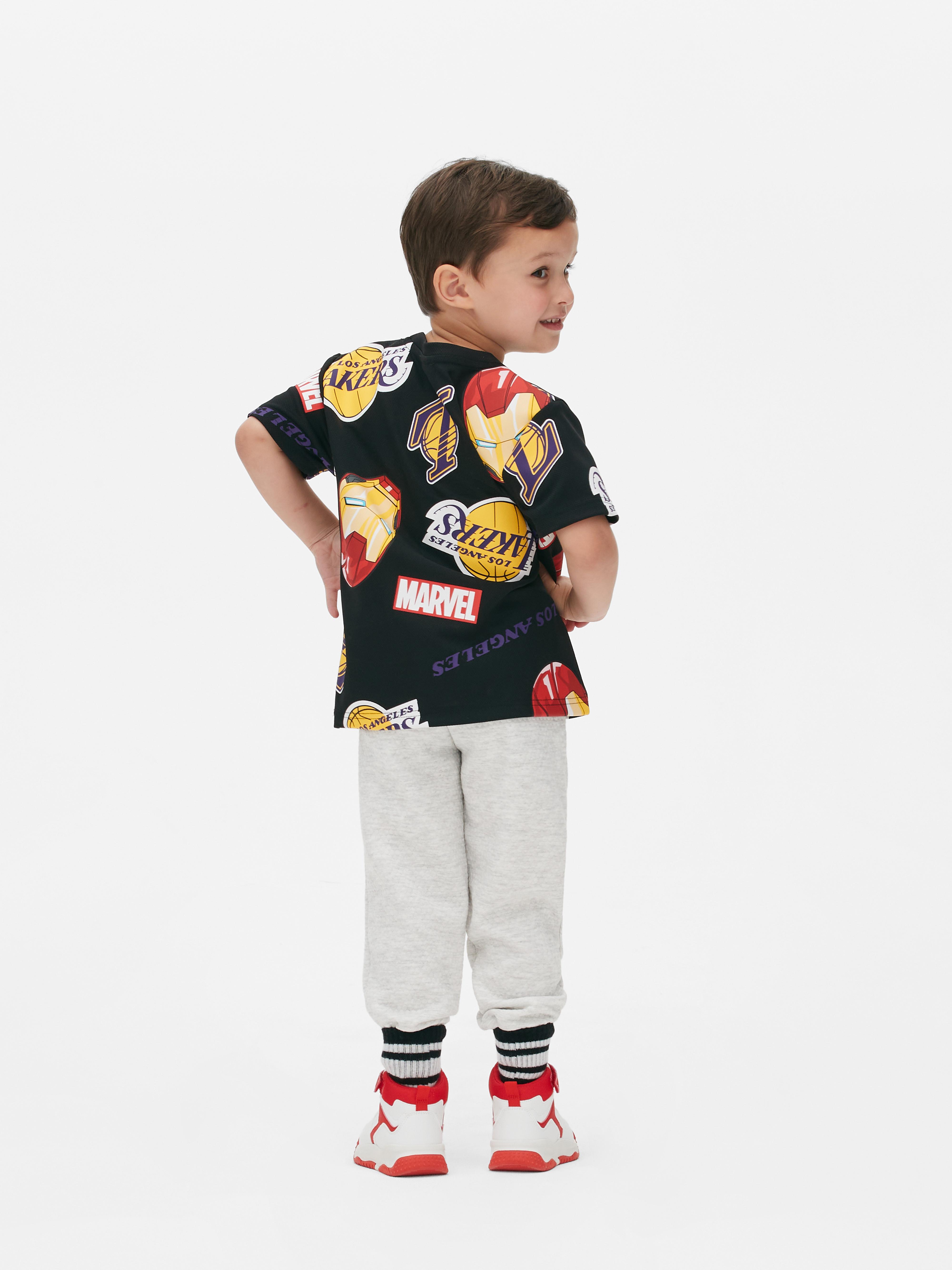 NBA Los Angeles Lakers and Marvel Iron Man T-Shirt | Primark