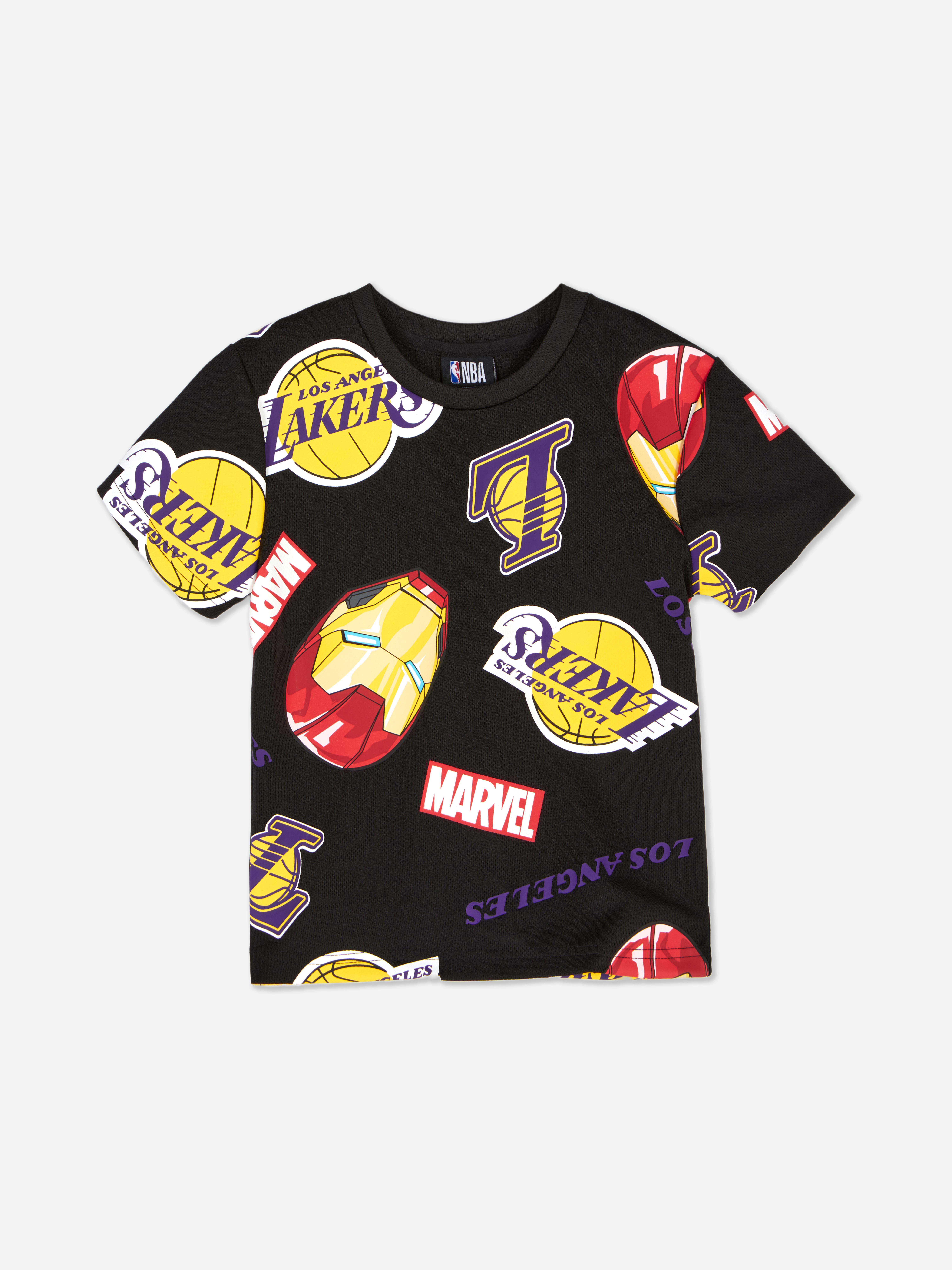 NBA Los Angeles Lakers and Marvel Iron Man T-Shirt | Primark
