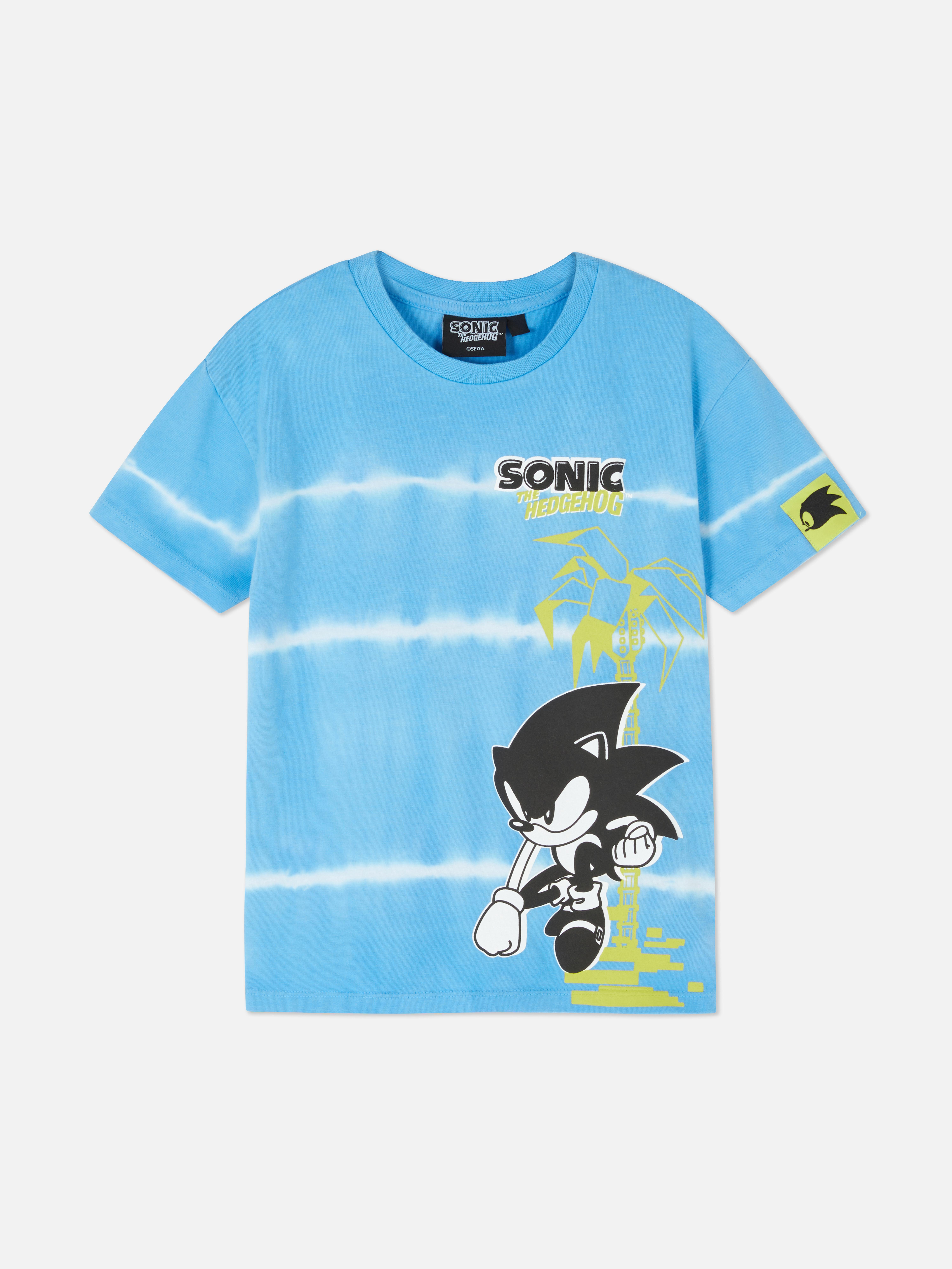 Camiseta con estampado tie-dye de Sonic, el erizo - Azul - Niños | Primark