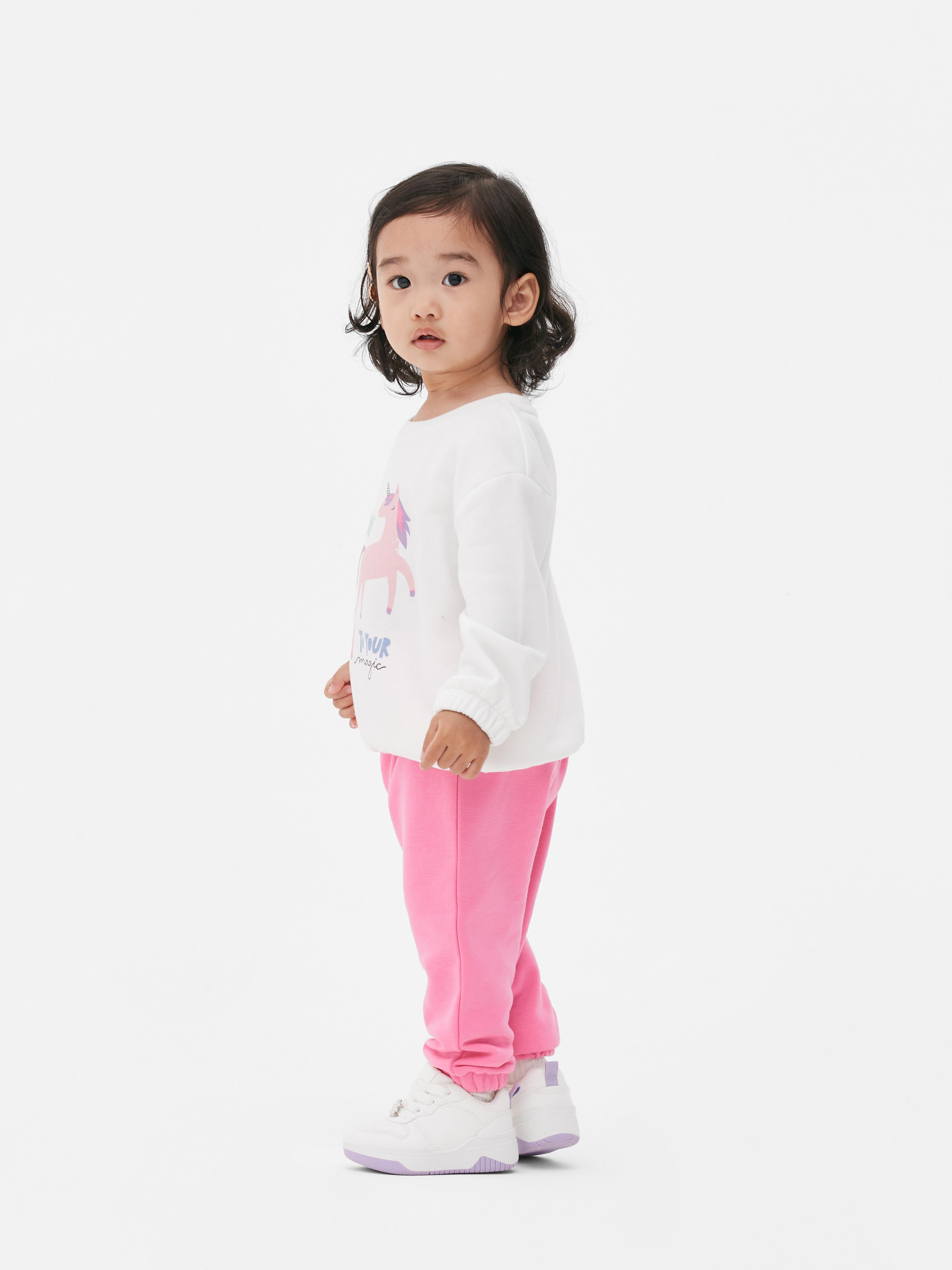 Baby Hot Pink Drawstring Cuffed Joggers | Primark Baby Hot Pink Drawstring Cuffed Joggers | Primark