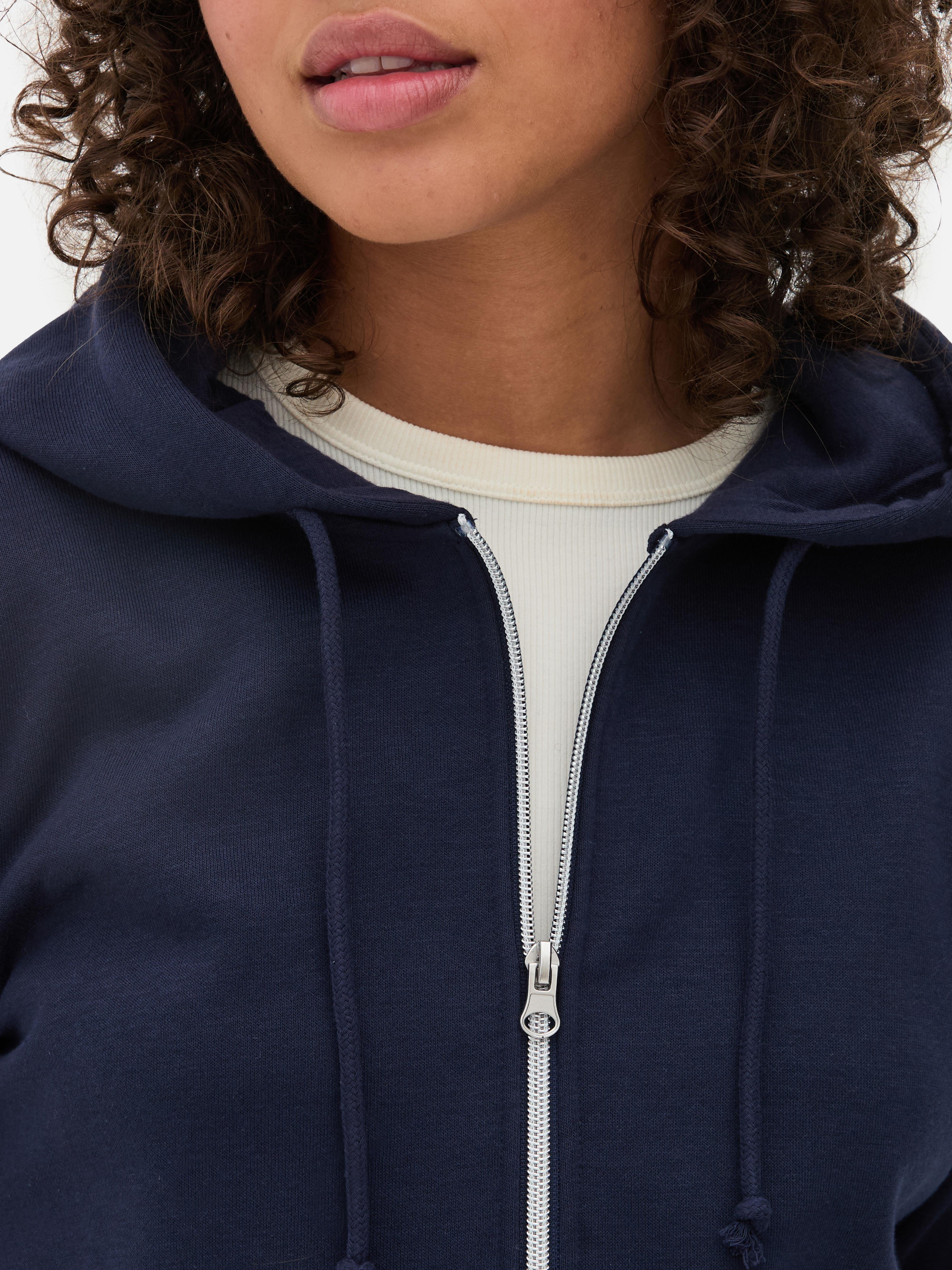 Women's Blue Essential Zip-Up Hoodie | Primark