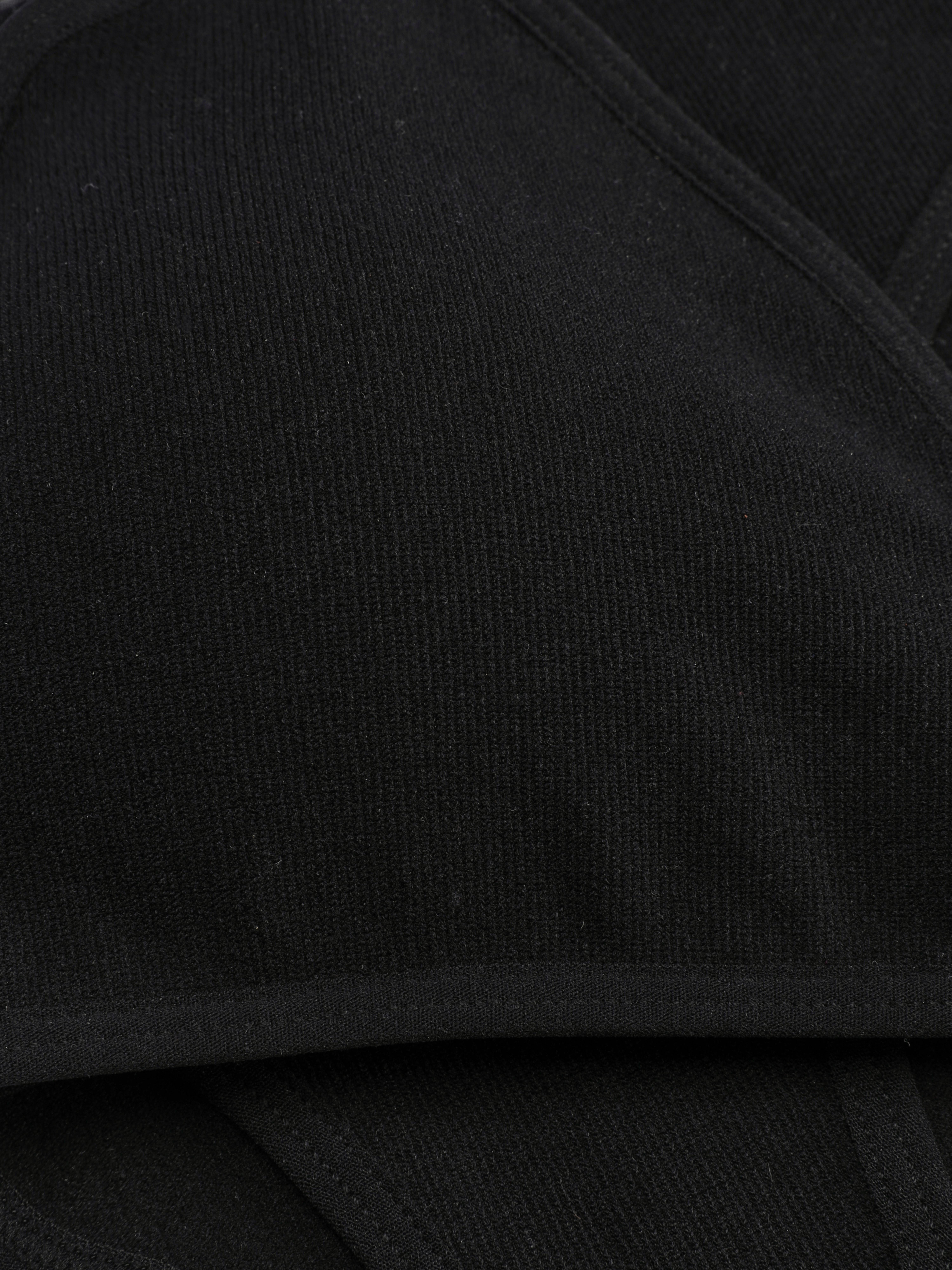 Women's Black Seamless Padded Triangle Bralette and Thong Set | Penneys