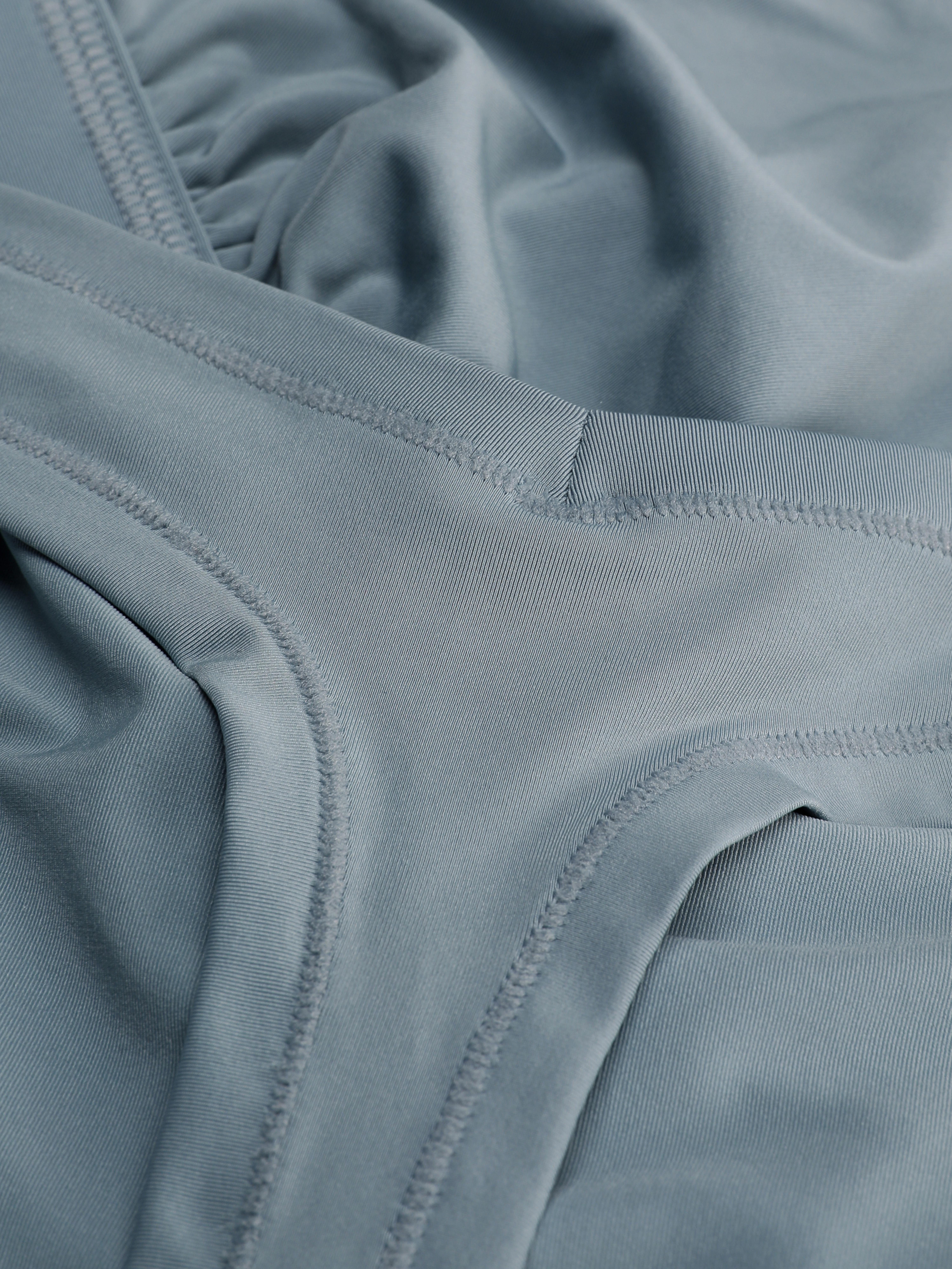 Women's Light Gray Microfiber Triangle Bra and Thong Set | Primark