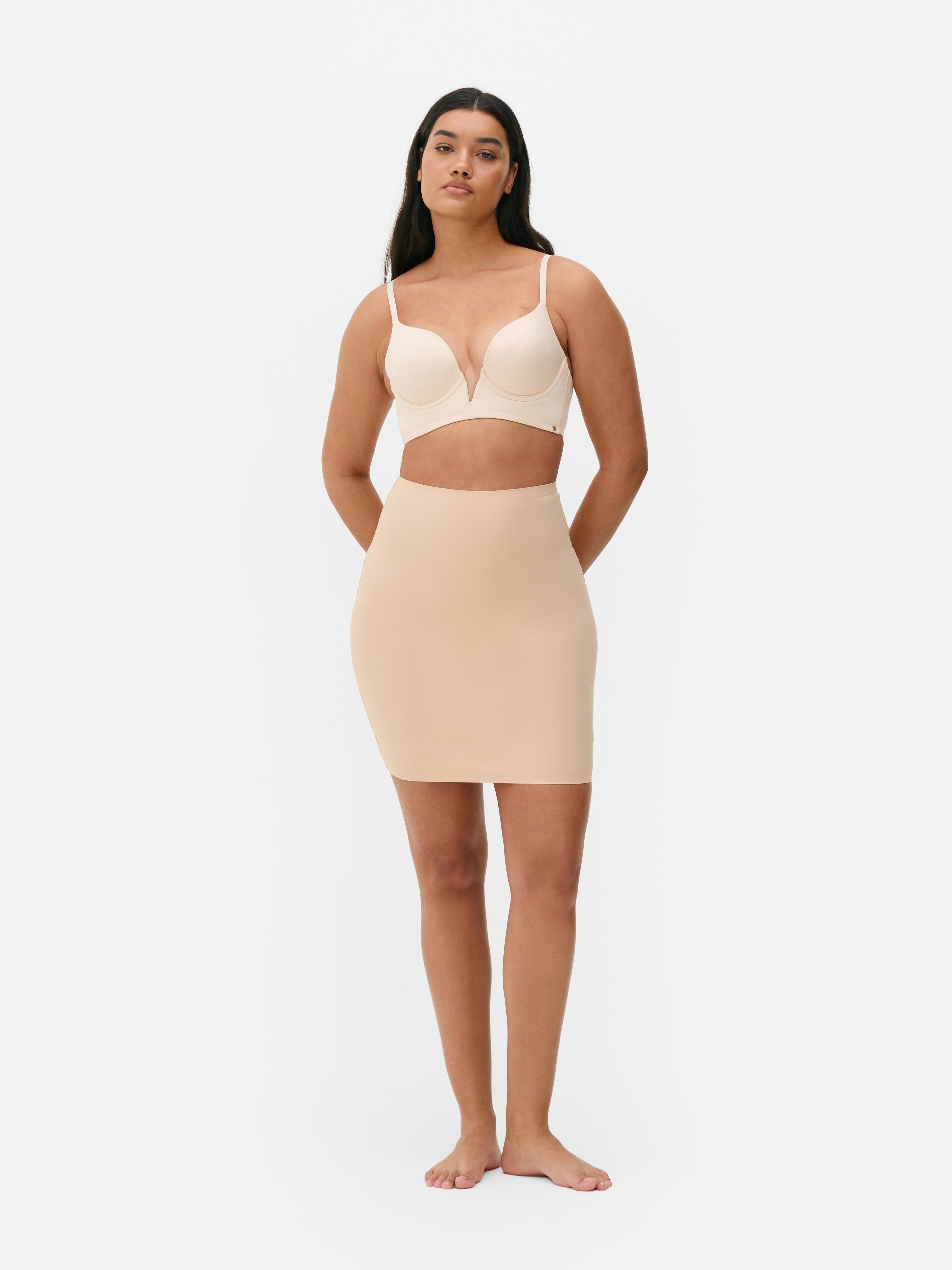 Womens Taupe Shapewear Mini Skirt Primark