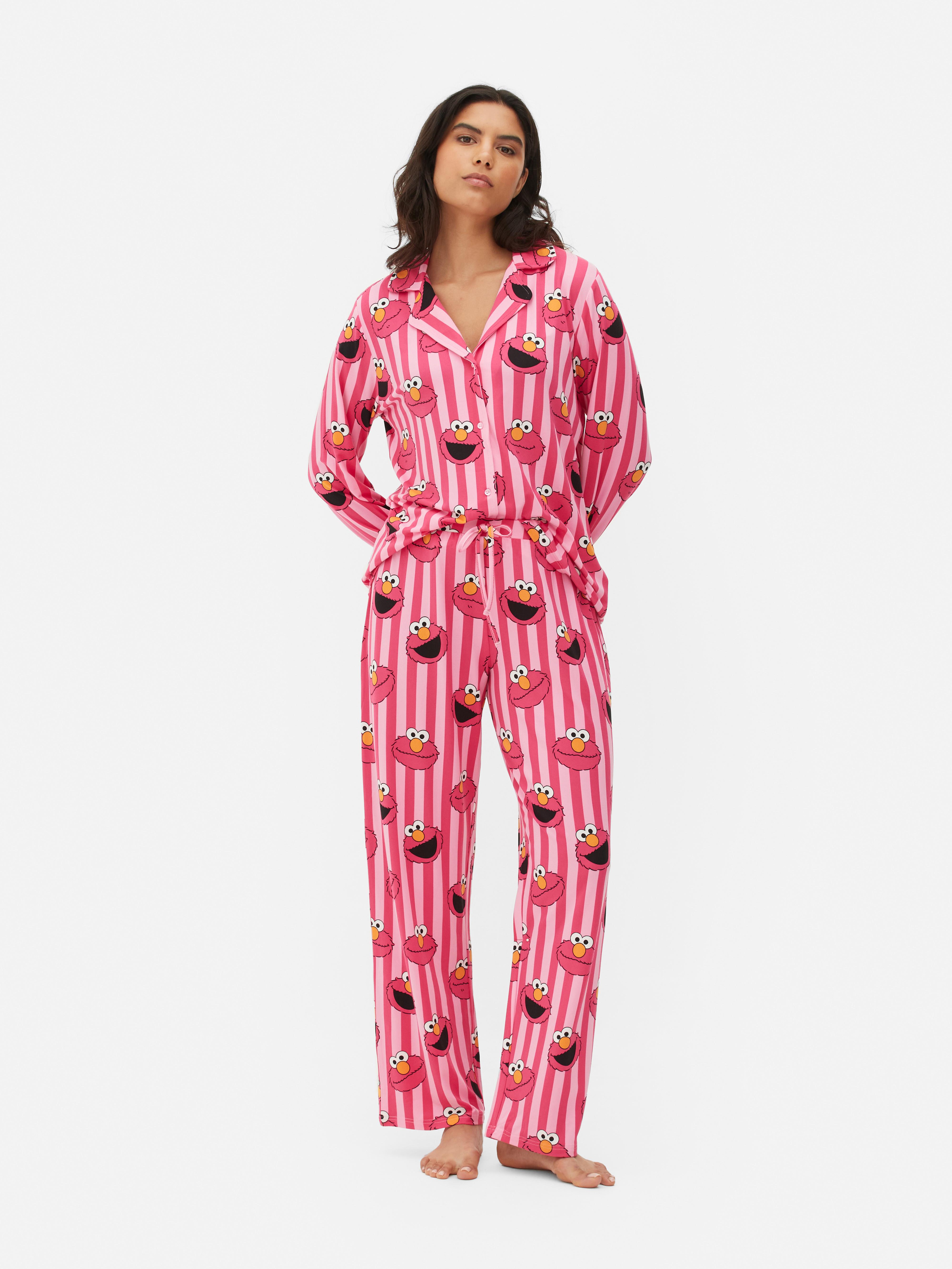 Bas de pyjama 1, rue Sésame Elmo - Rose foncé - Femme | Primark