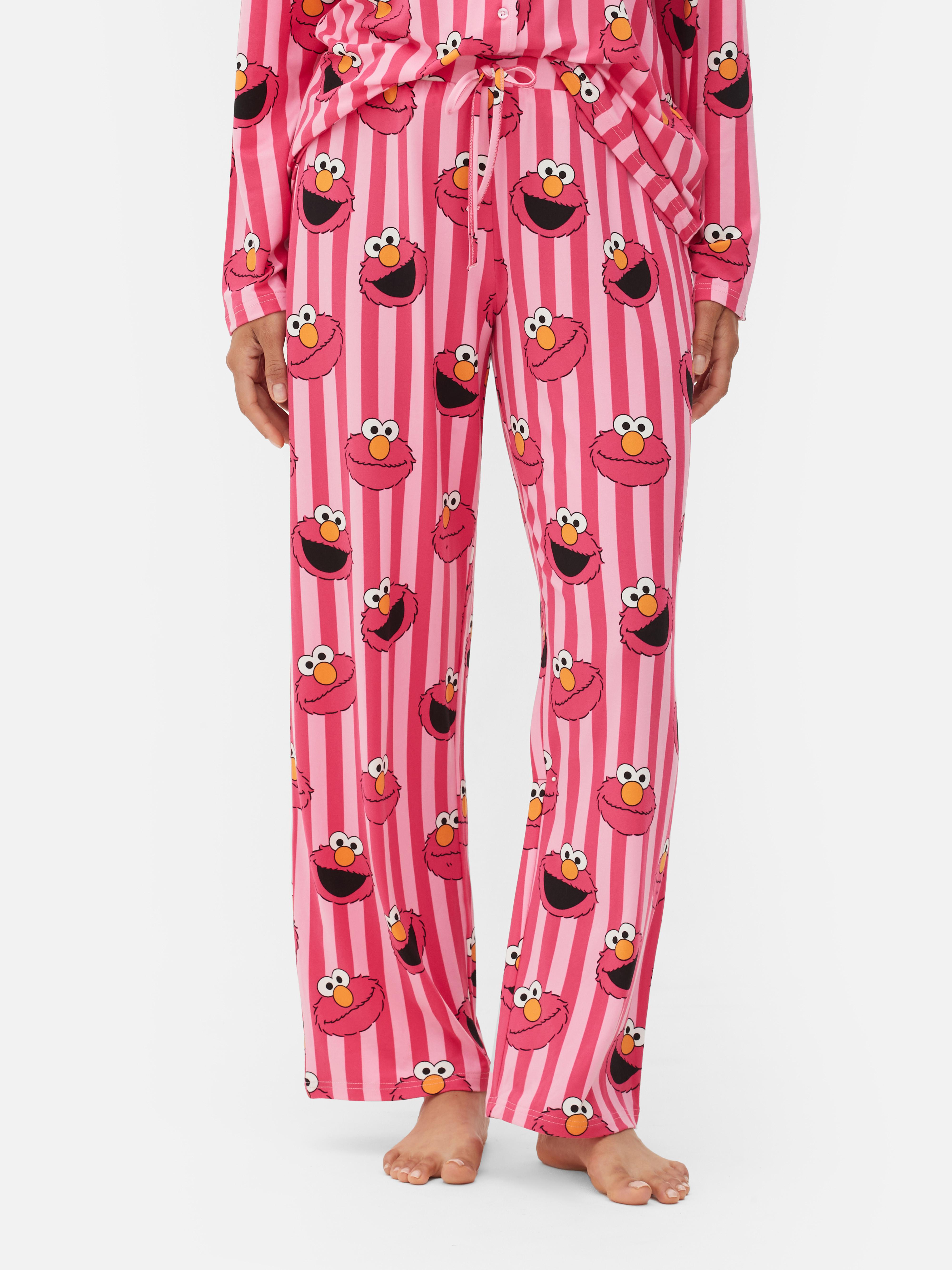 Bas de pyjama 1, rue Sésame Elmo - Rose foncé - Femme | Primark