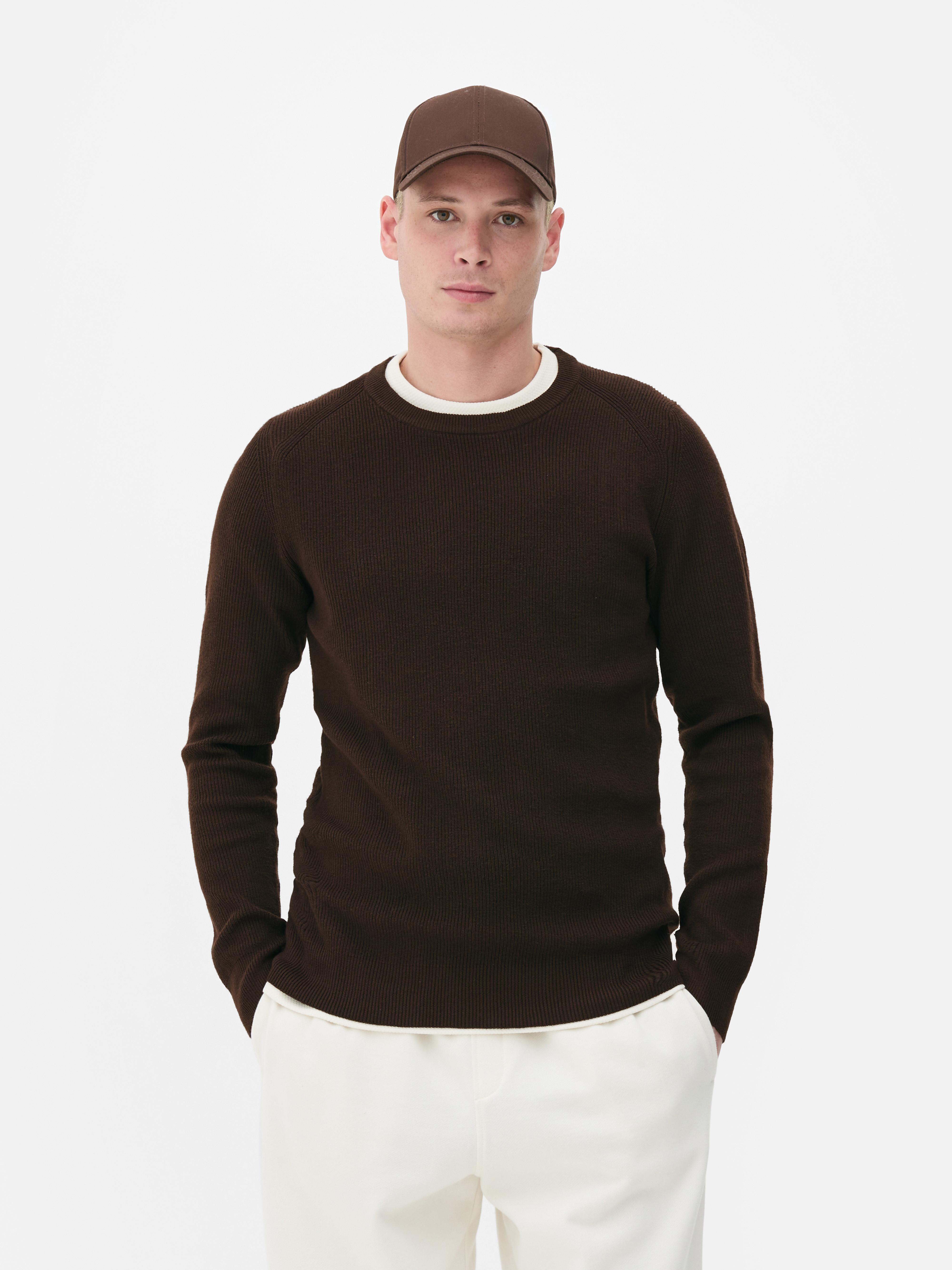 Men's Crew Neck Jumpers | Essential Crew Neck Jumpers | Primark