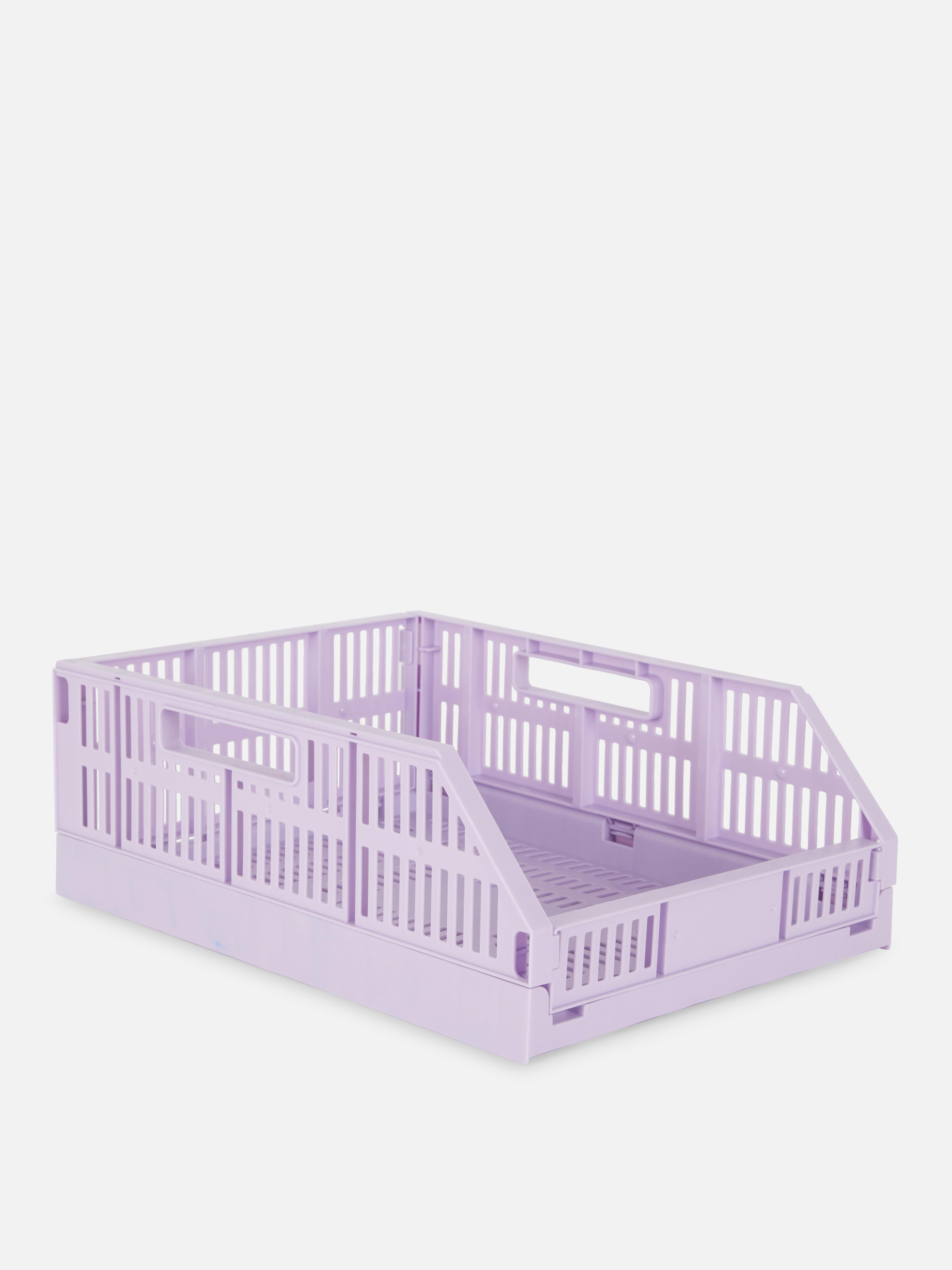 Lilac Collapsible Desk Organiser | Penneys