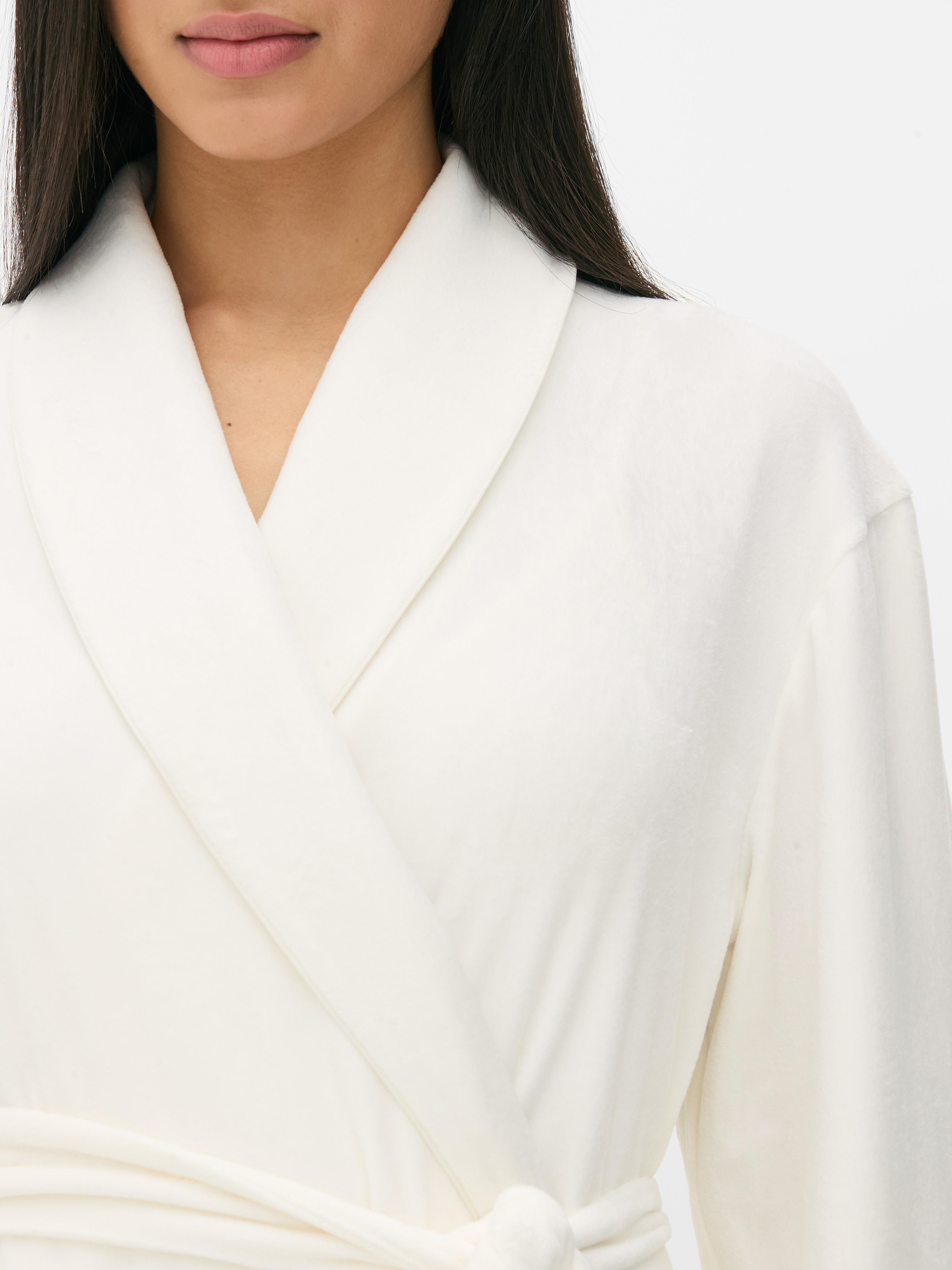 Robe de chambre effet vison - Ivoire - Femme | Primark