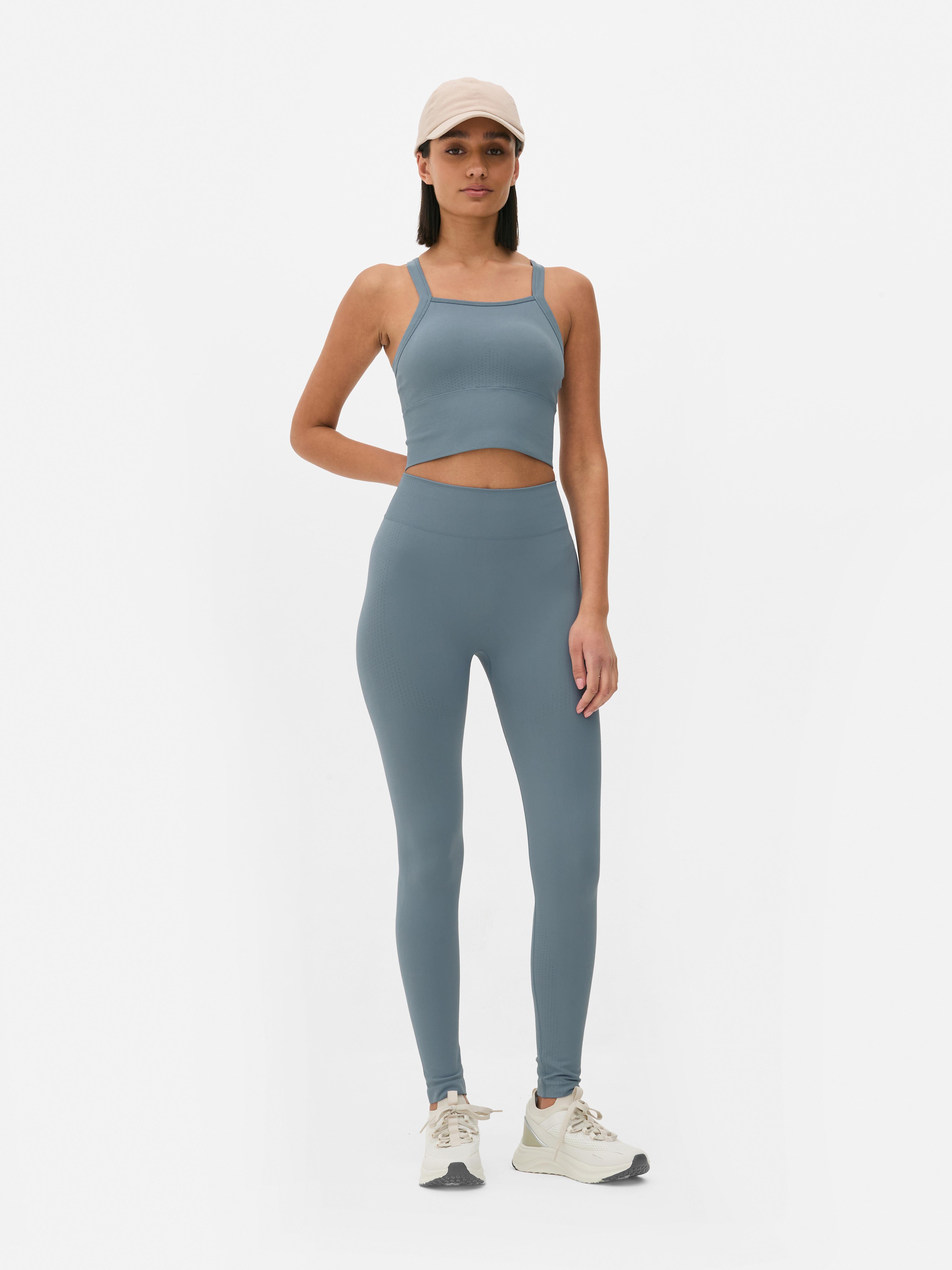 Women's Blue Racerback Performance Bra | Penneys