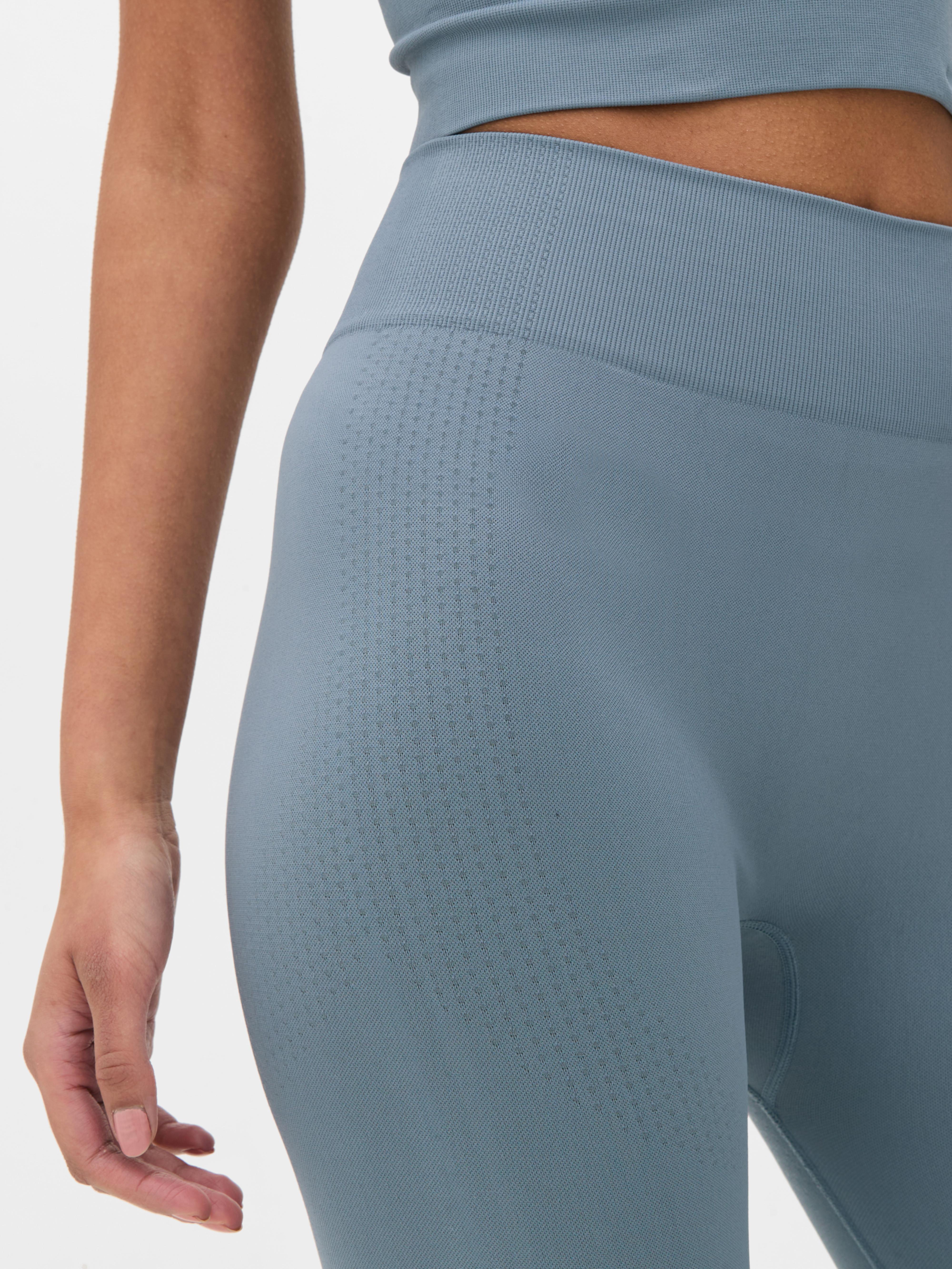 Women's Blue Seamless Contour Leggings | Primark