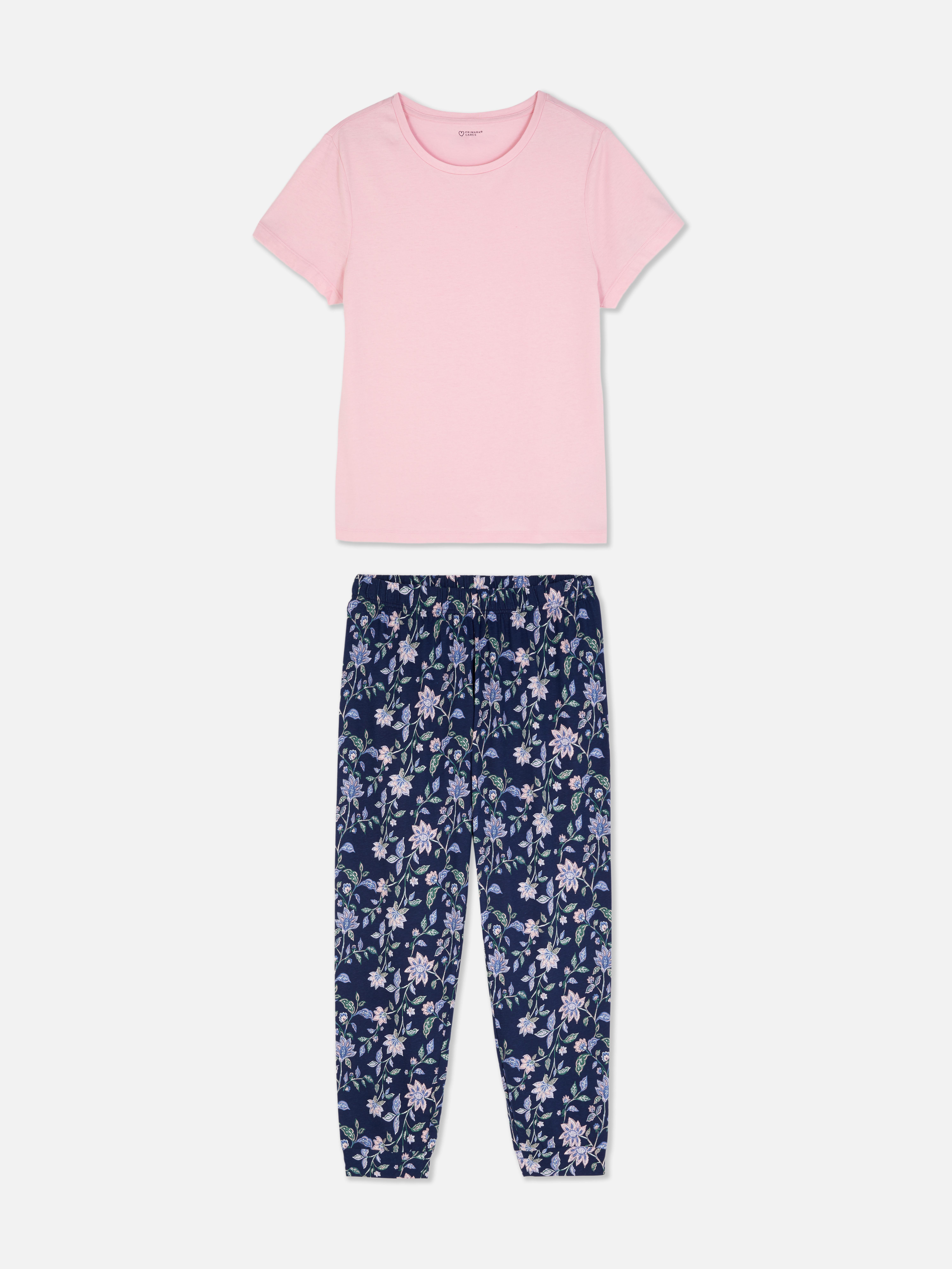 Women's Light Pink Short Sleeve Pajamas | Primark
