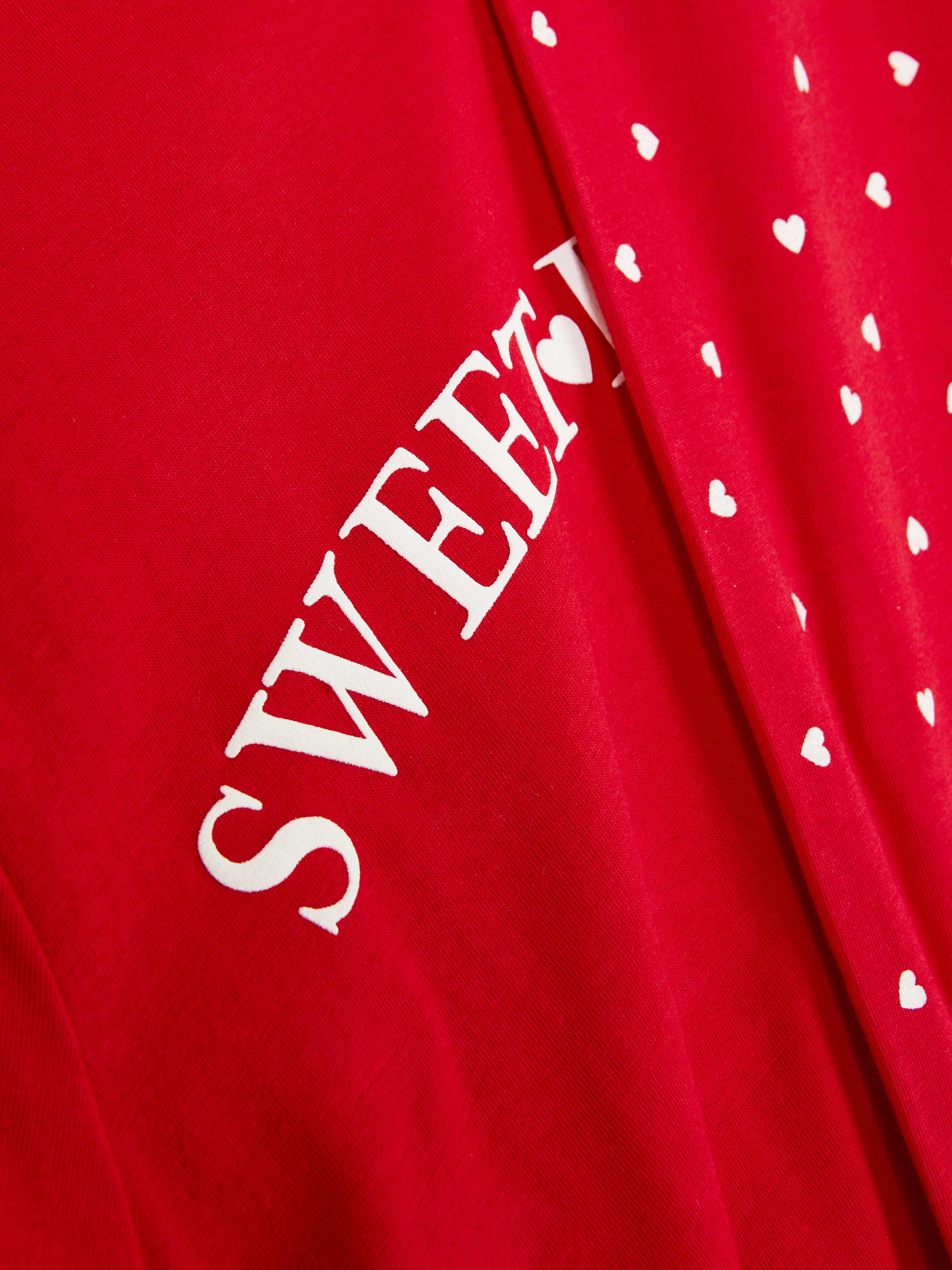 Women's Red Short Sleeve Coordinating Pyjamas | Penneys