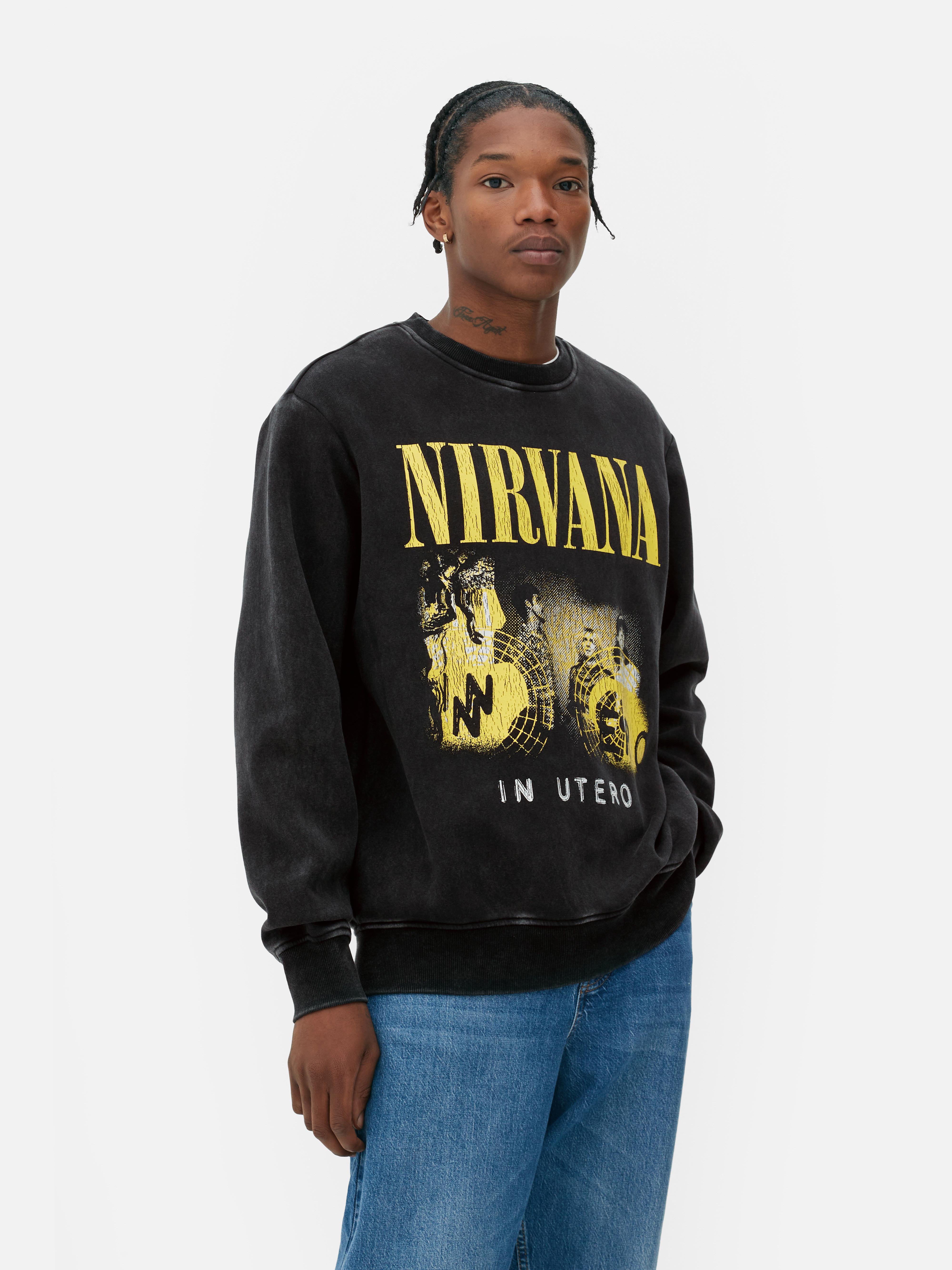 Sweat-shirt délavé Nirvana - Anthracite - Homme | Primark