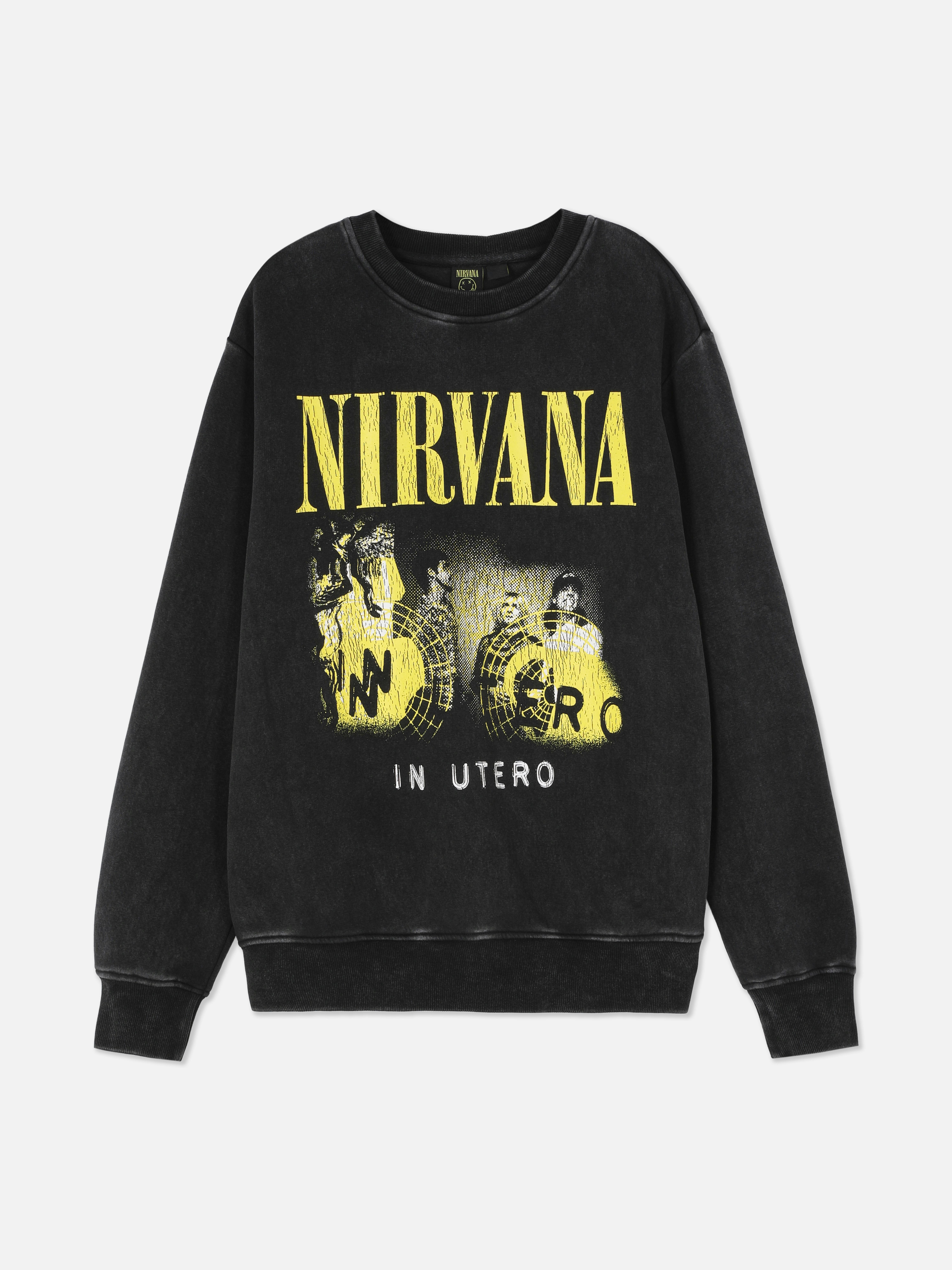 Sweat-shirt délavé Nirvana - Anthracite - Homme | Primark