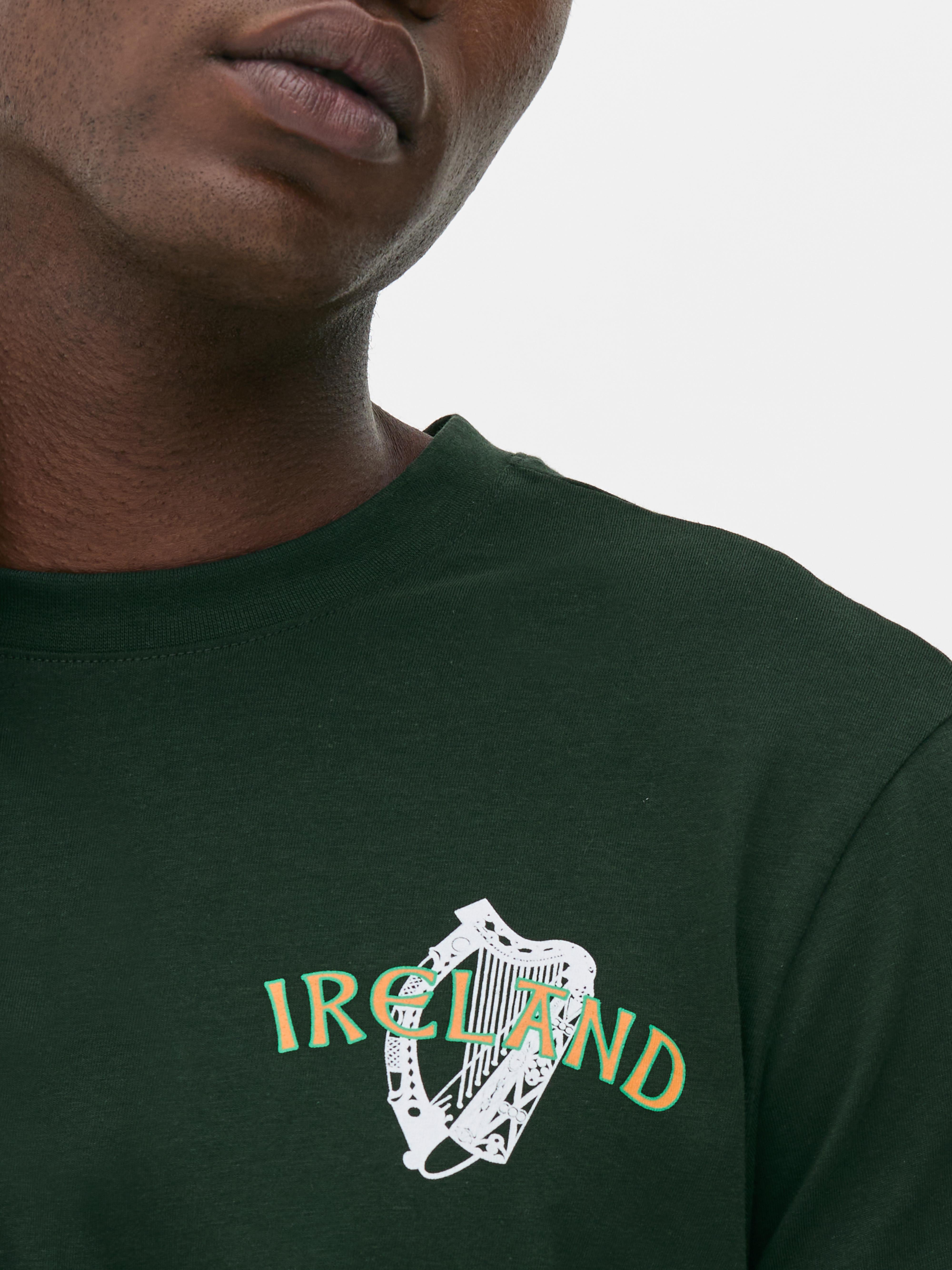 Men's Green Ireland Print T-shirt | Penneys
