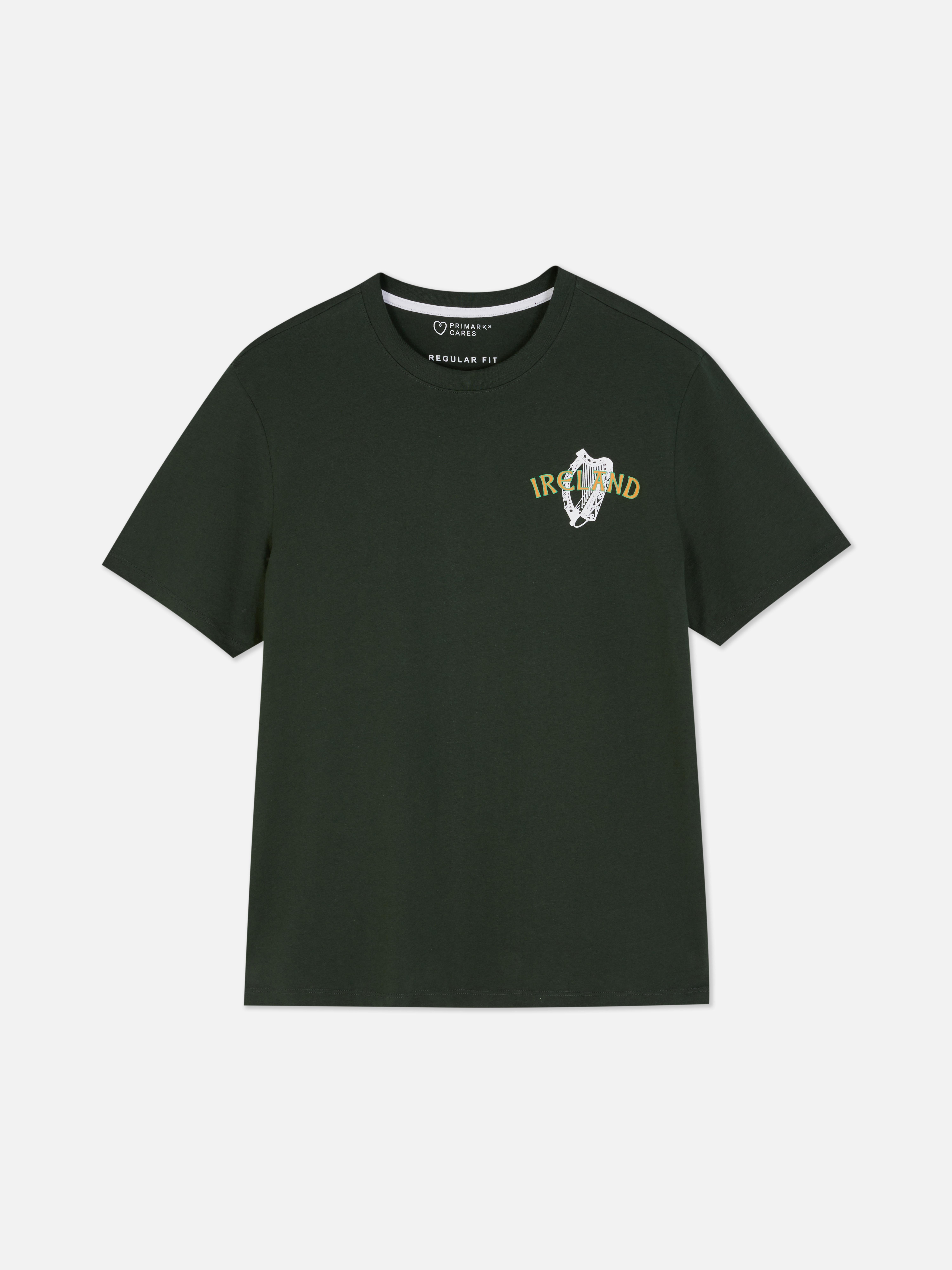 Men's Green Ireland Print T-shirt | Penneys