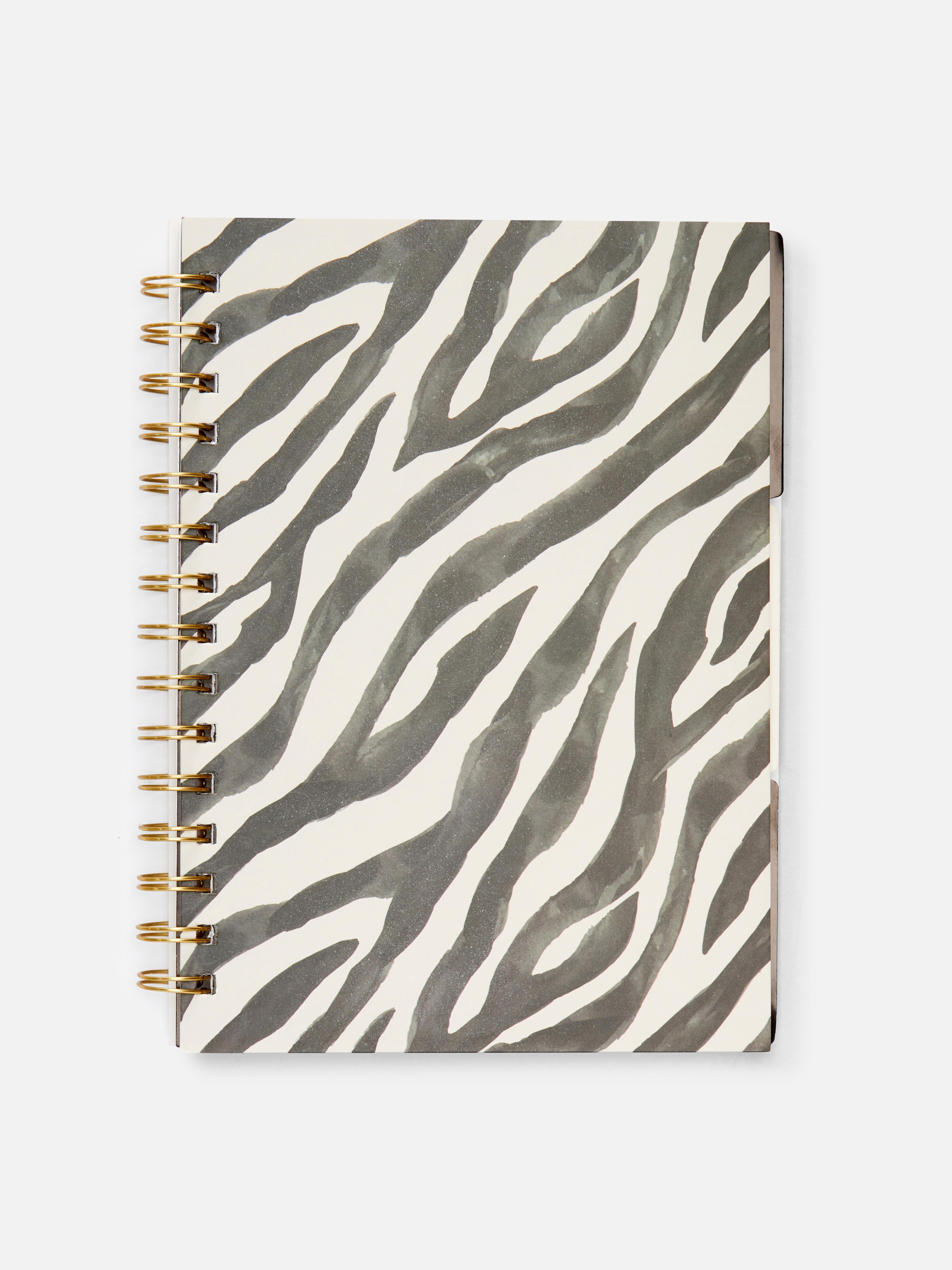 Quaderno A5 Zebra Nero Bianco Primark