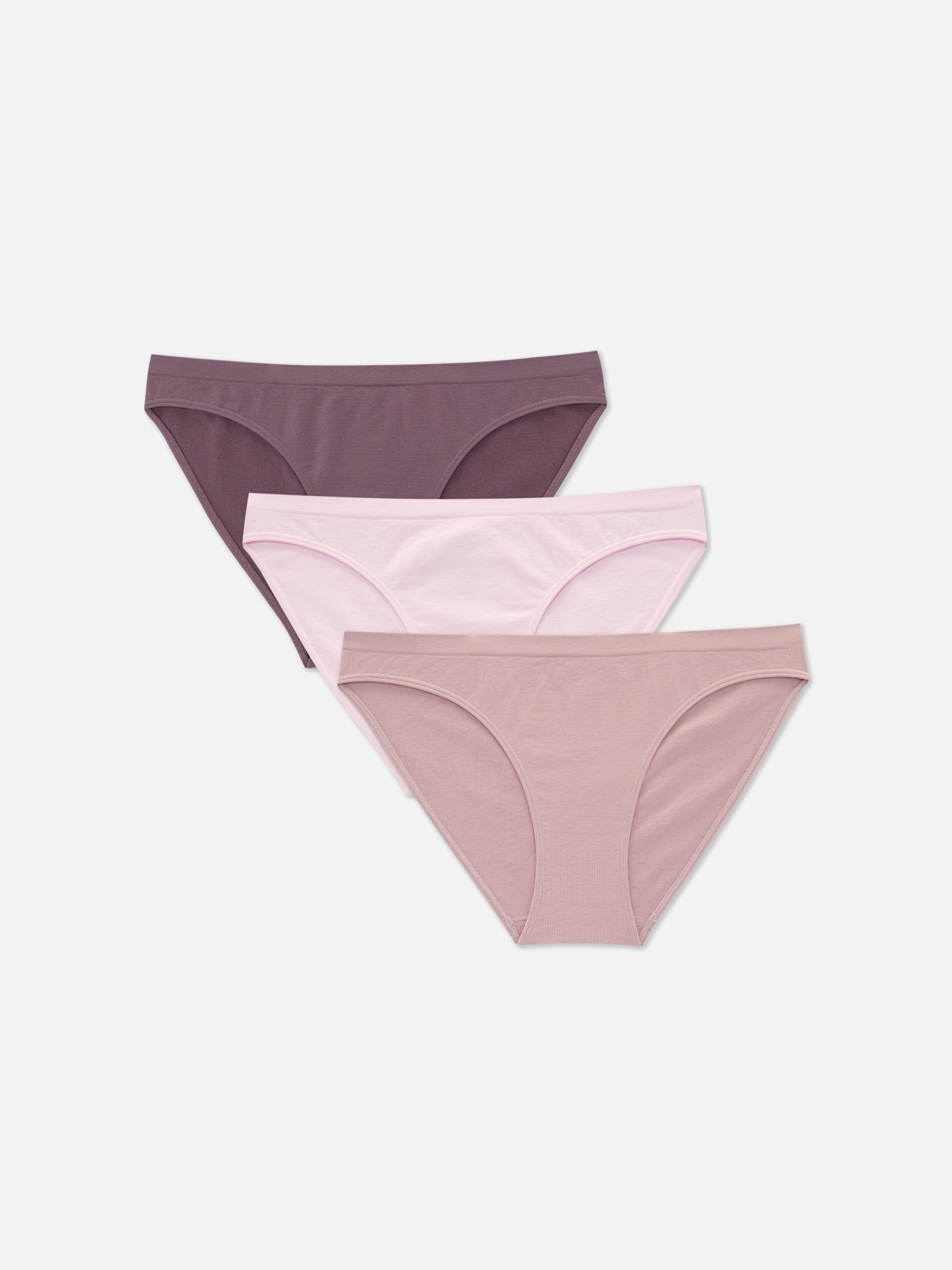 Women's Green 3pk Seamless Pointelle Mini Briefs | Penneys