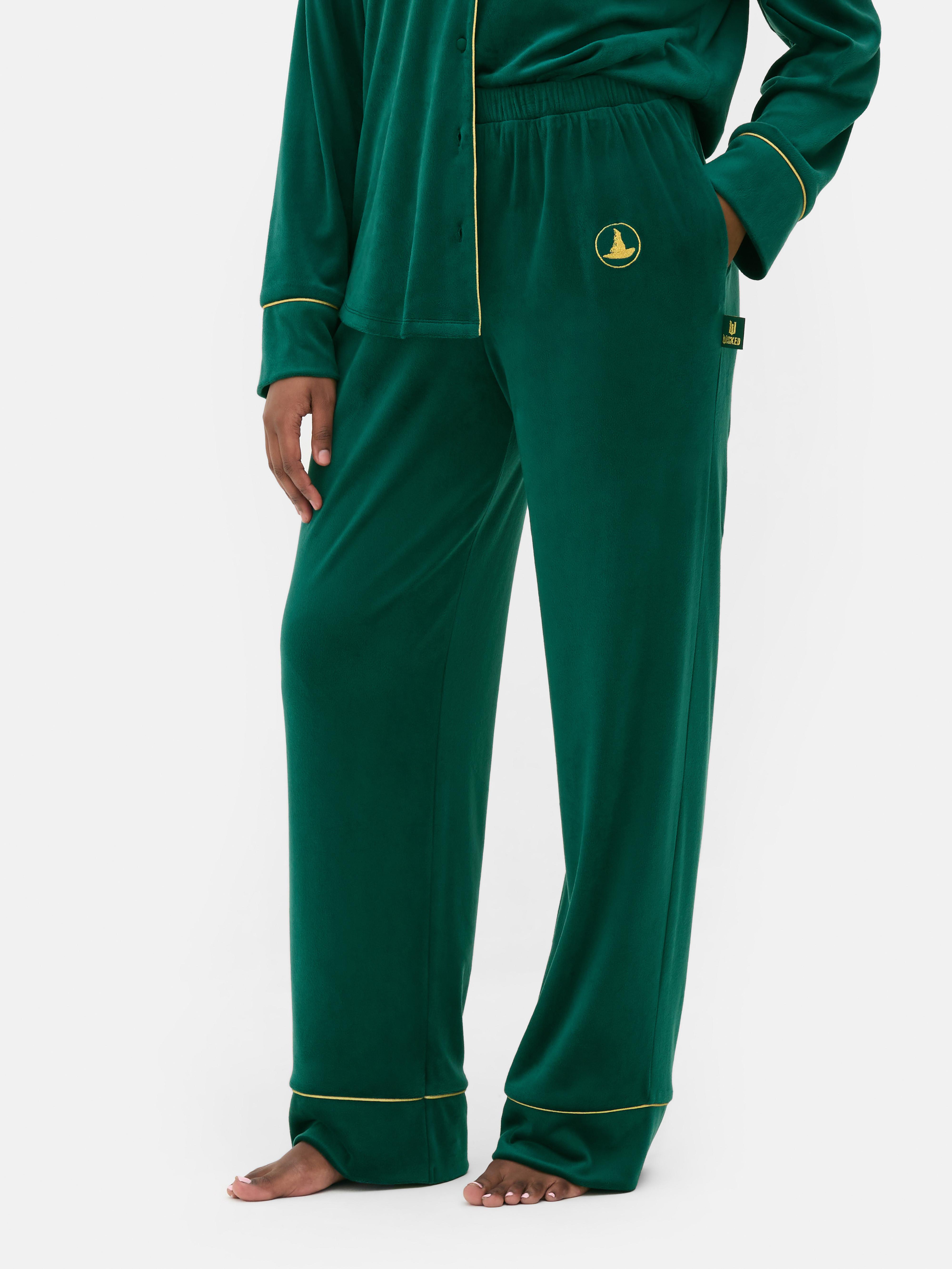 Bas de pyjama en velours Wicked x Primark - Vert - Femme | Primark