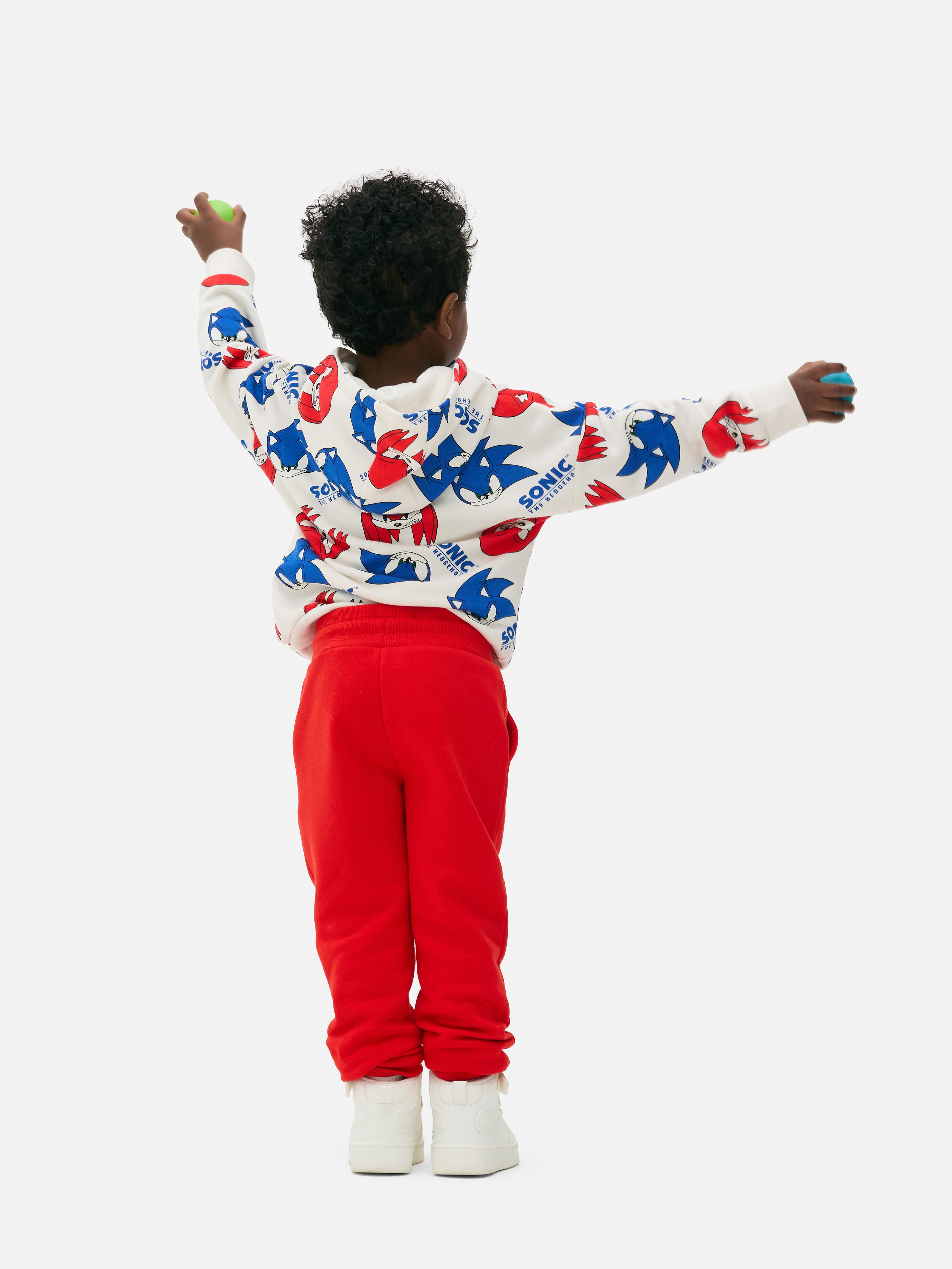 Pantaloni casual cu imprimeu Sonic The Hedgehog - Roșu - Băieți | Primark