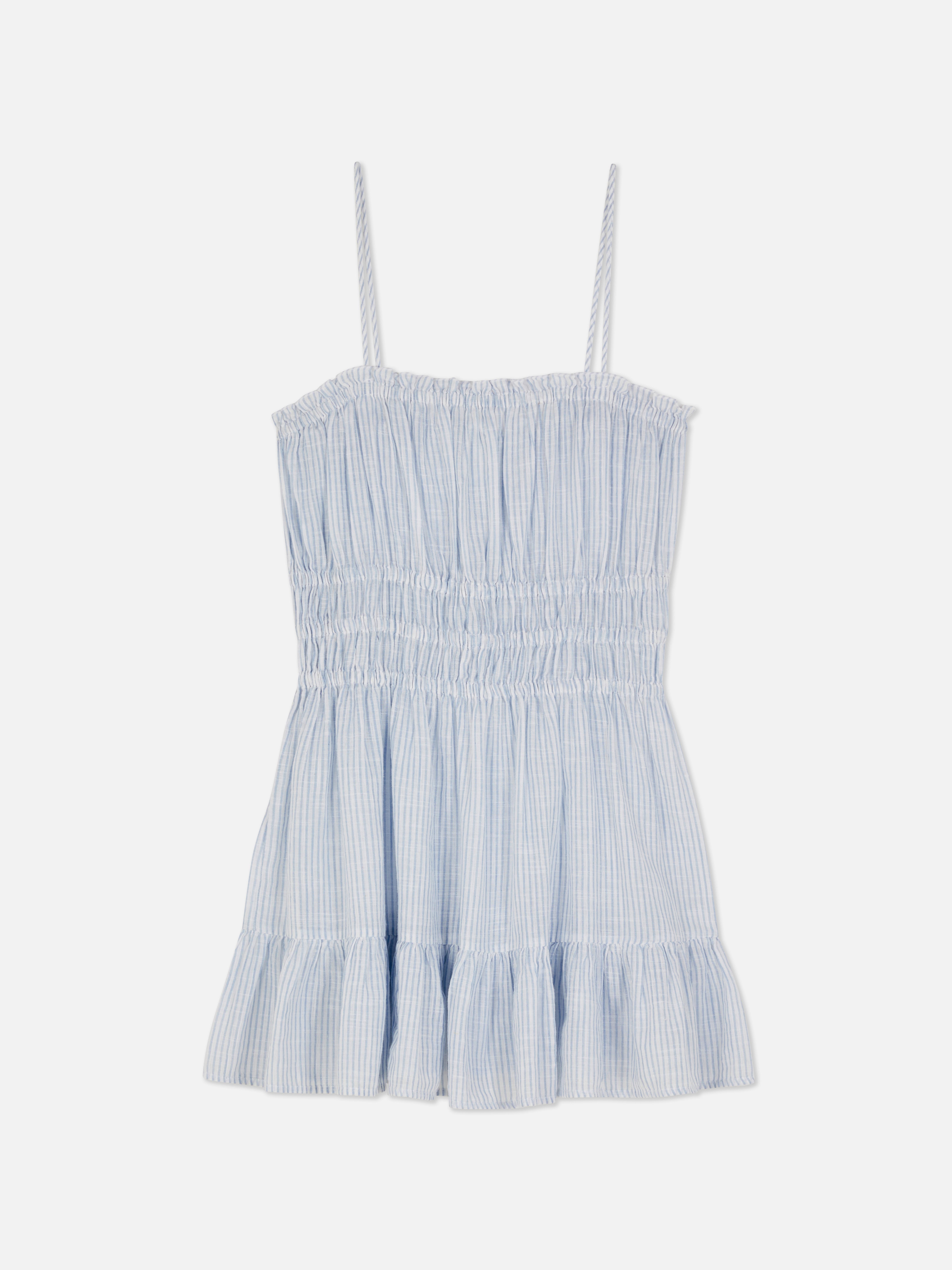 Women's Blue Ruched Mini Dress | Primark
