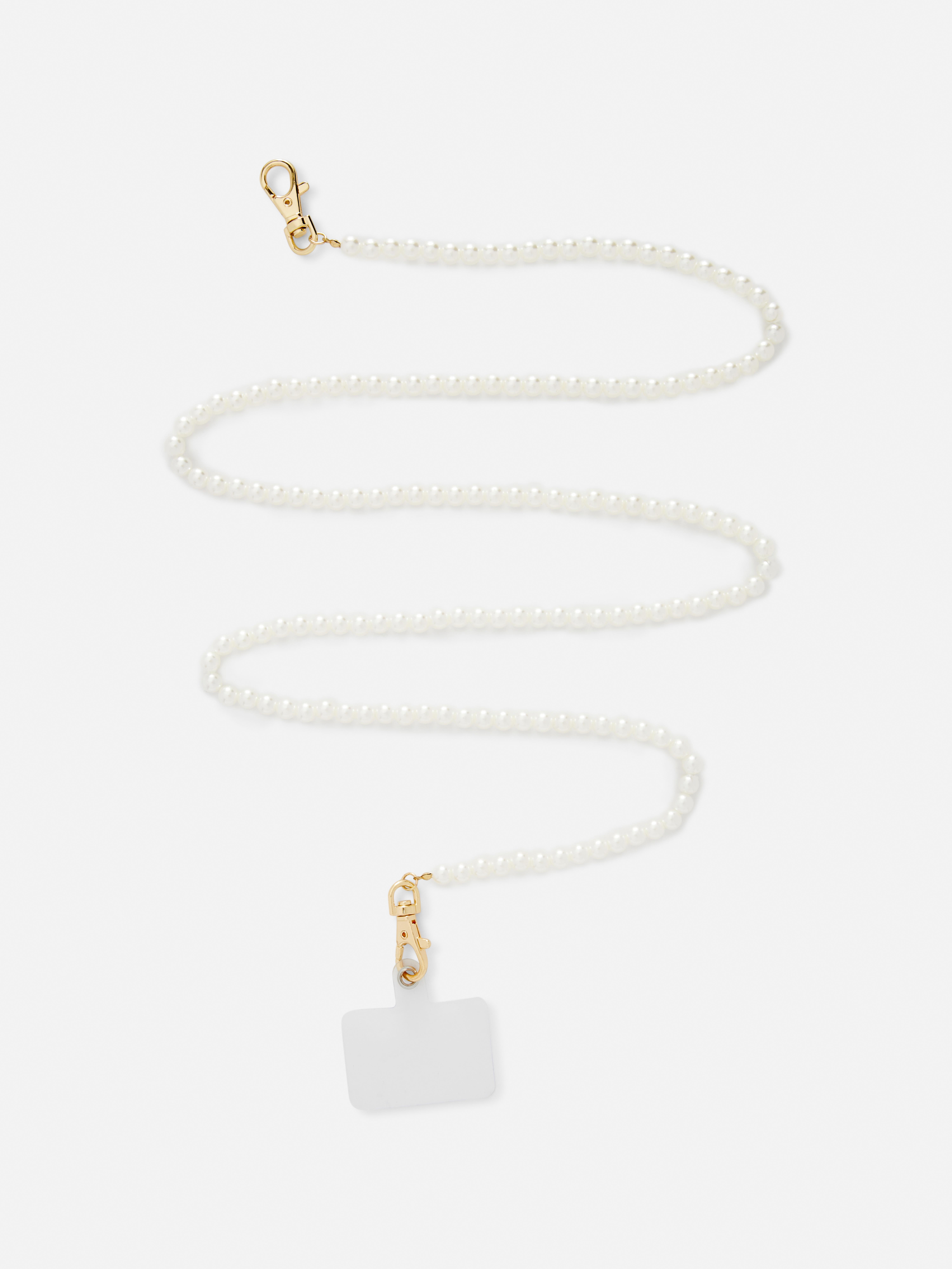 White Faux Pearl Lanyard | Penneys White Faux Pearl Lanyard | Penneys